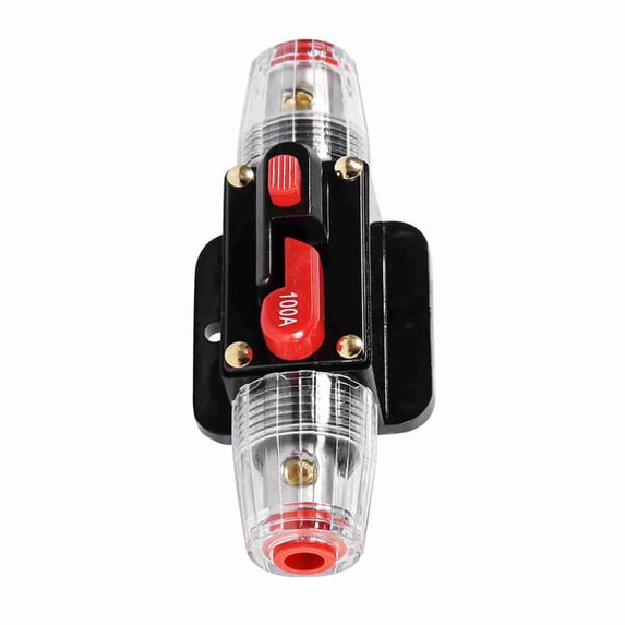 100Amp Circuit Breaker Reset Fuseholder - Waterproof 12-24V Inline Fuse ...