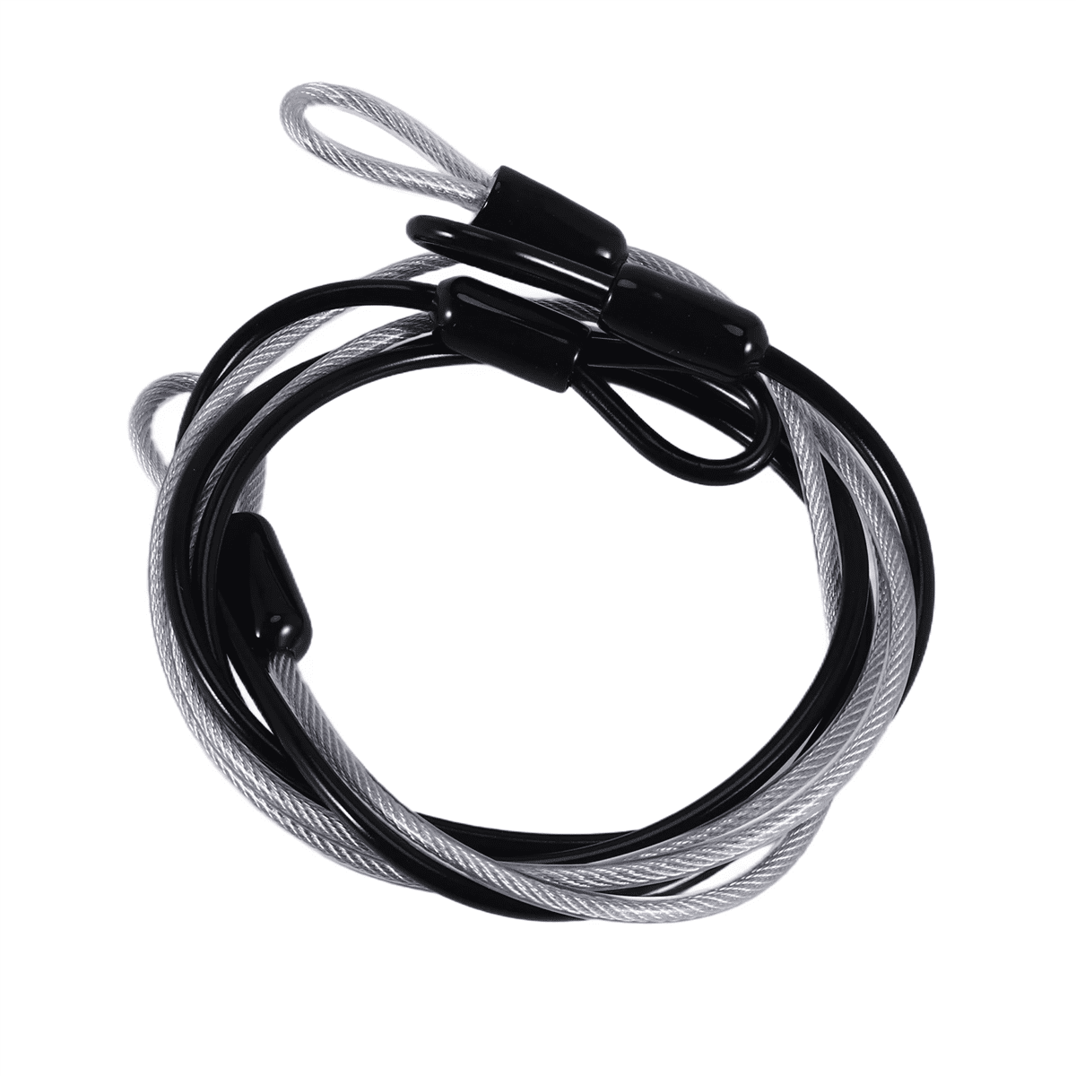 100CM/3.3Ft Long Travel Security Cable Lock,Braided Steel Coated ...