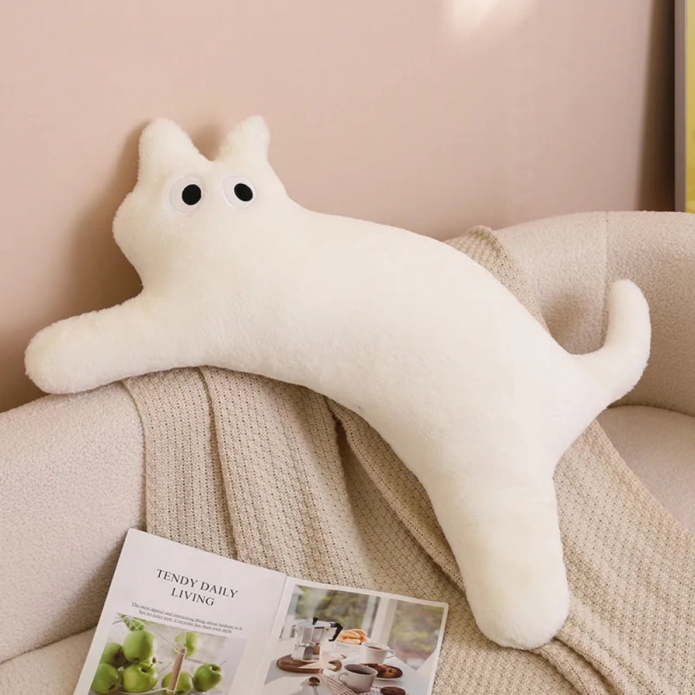 100CM Cute Soft Long Cat Pillow Plush Toys Stuffed Office Sleeping ...