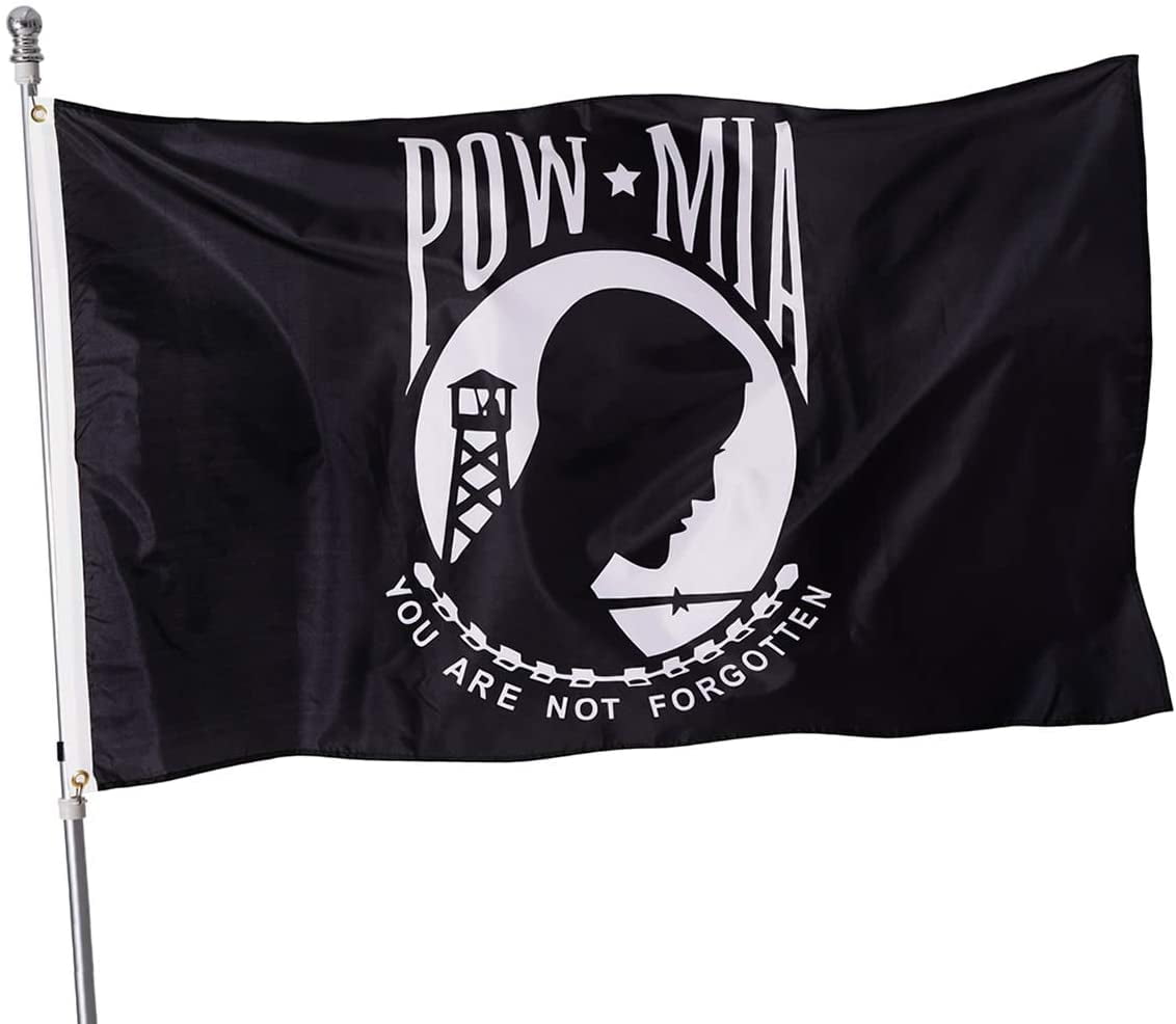 100D Pow Mia Flags 3x5 Outdoor- You are Not Forgotten Flag Banner with ...