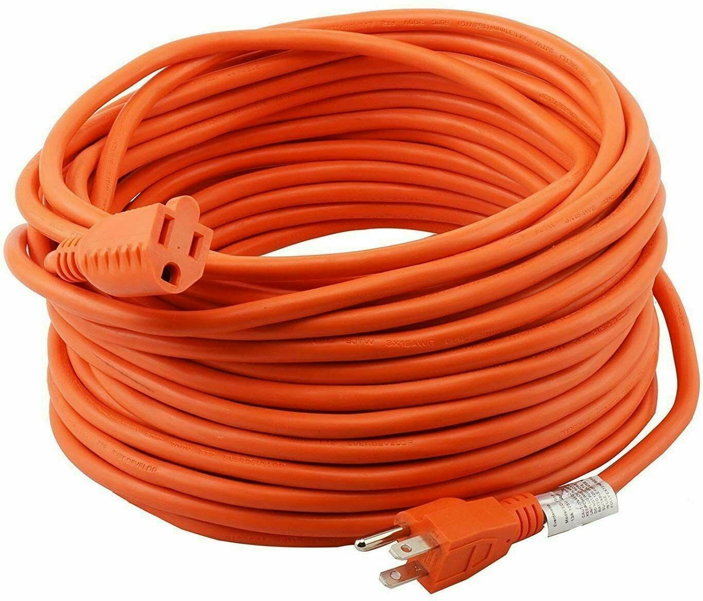 Walmart 100FT 16/3 Heavy Duty Outdoor Extension Cord - Walmart.com