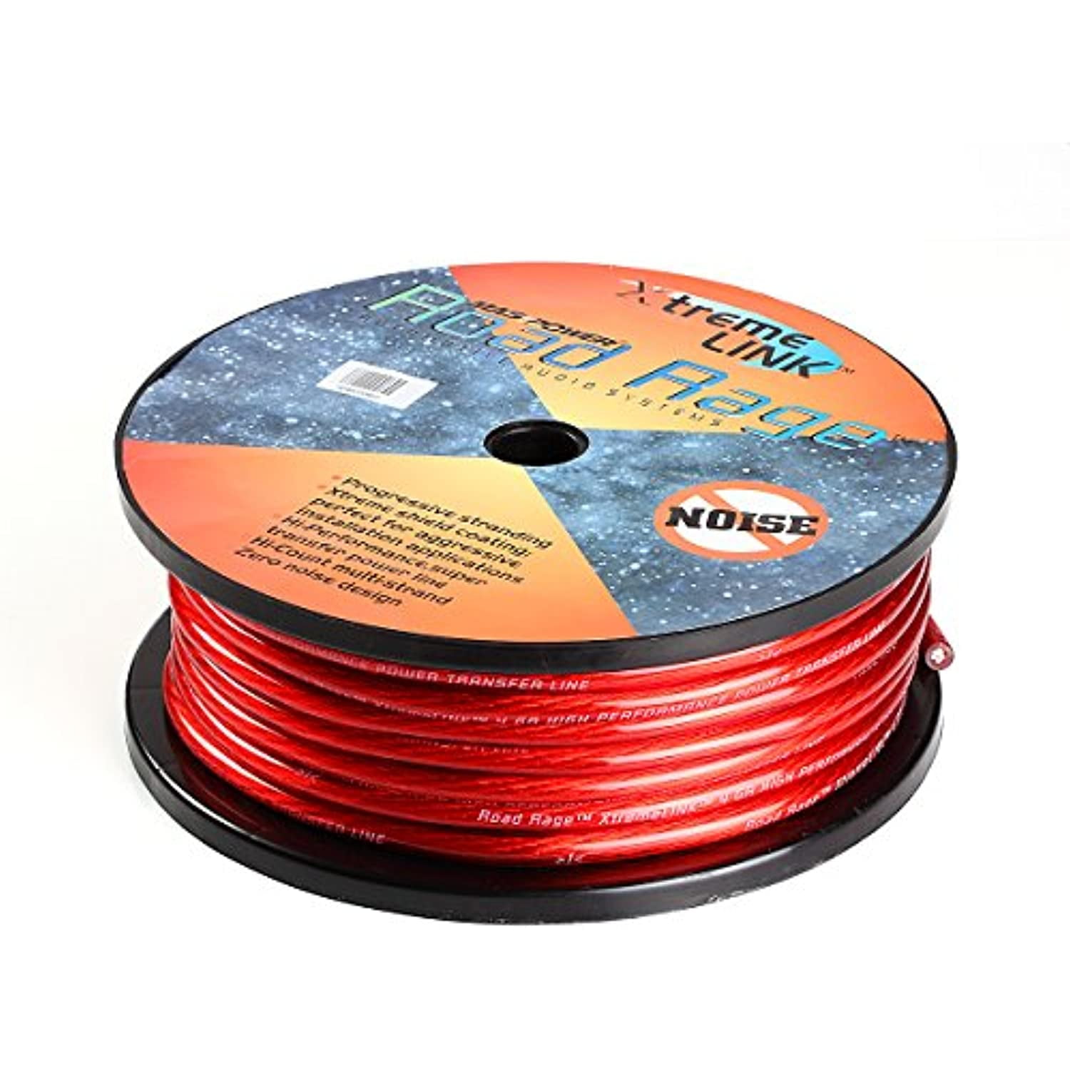 100FT 4GA 4AWG CCA Red Power Cable Wire Heat Resistance for Sound Car ...