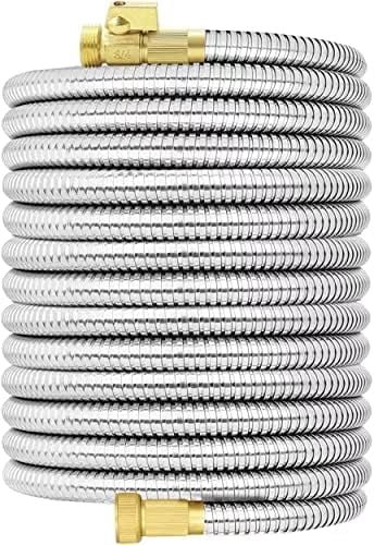 100FT Celiamusing Flex Garden Hose with Triple Layer Latex Core,3/4 ...