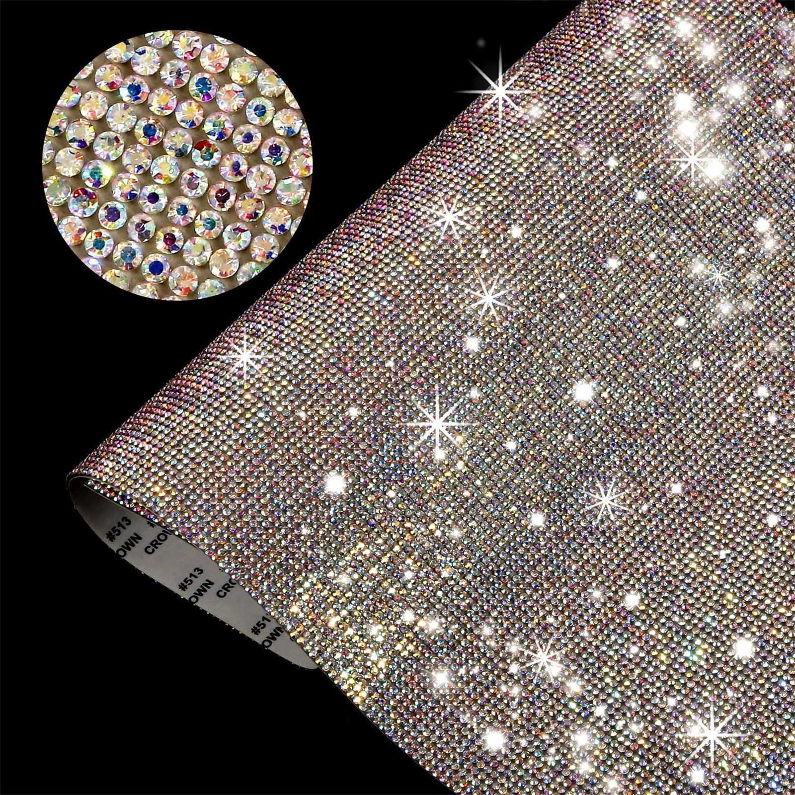 100Fens 12*20cm Bling Bling Rhinestone Sheet Rhinestones Sticker DIY ...