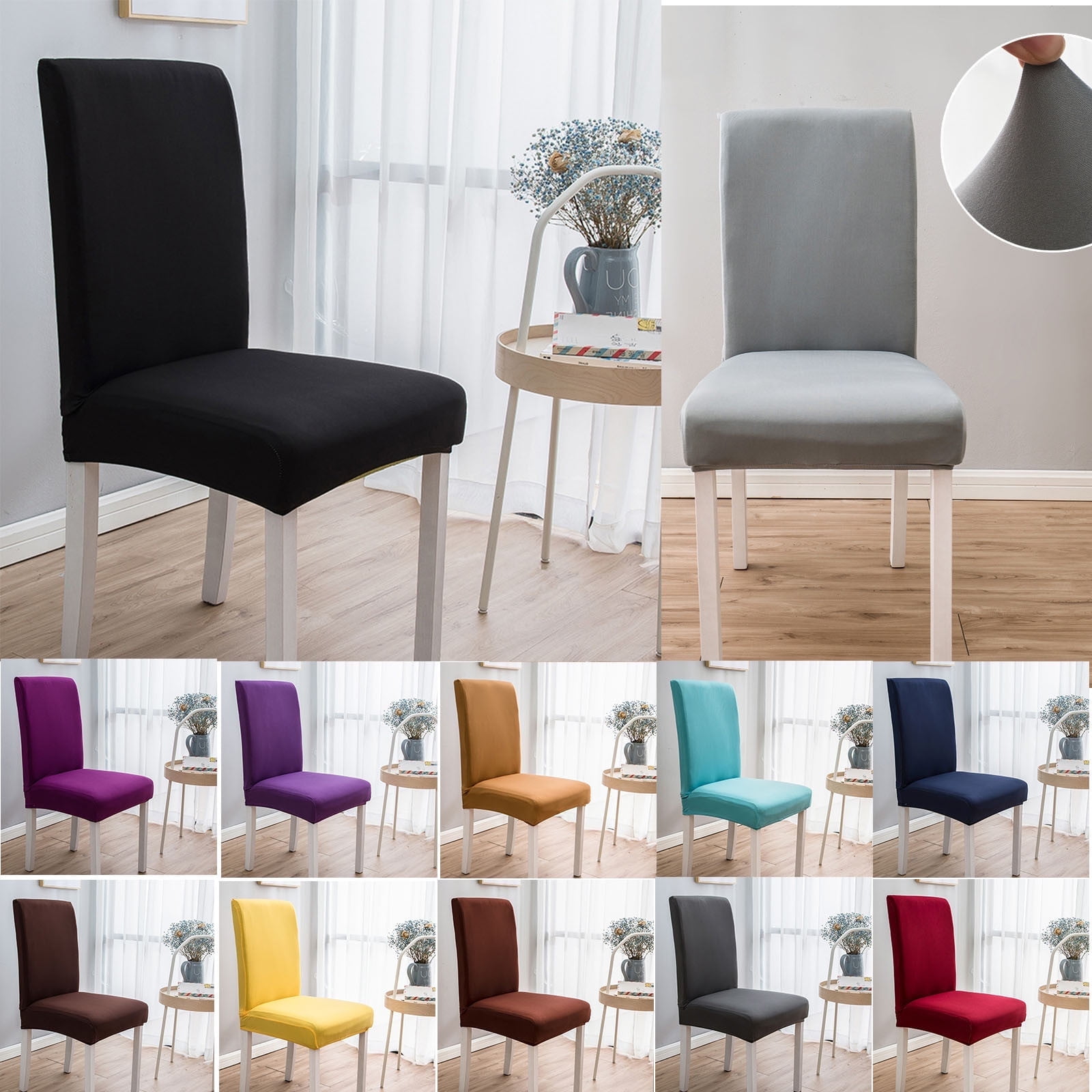100Fens Chair Cover, Soft And Comfortable Chair Seat Cover -proof And ...