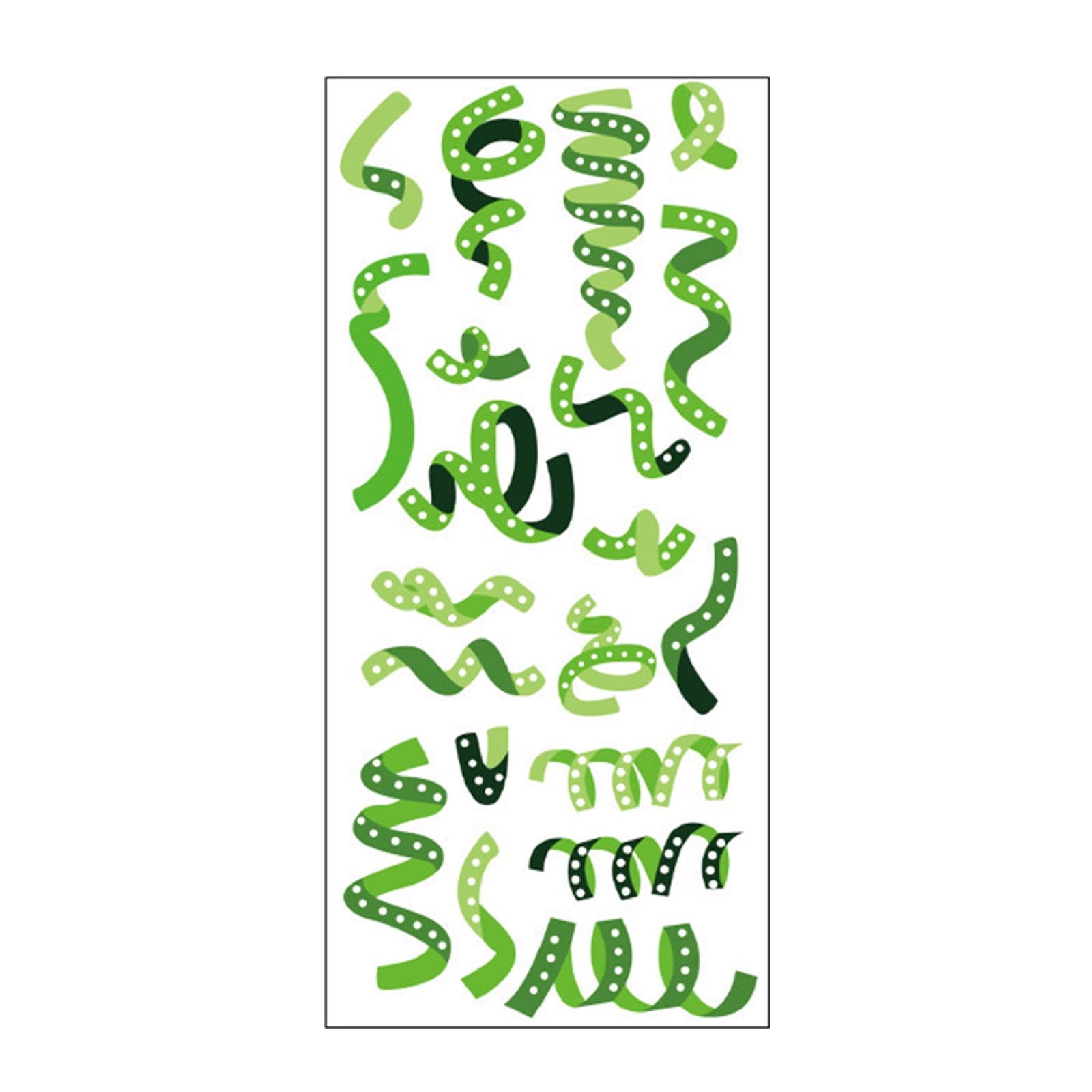 100Fens Colorful Scrapbook Stickers Ribbons, Glitter Waterproof Ribbon ...