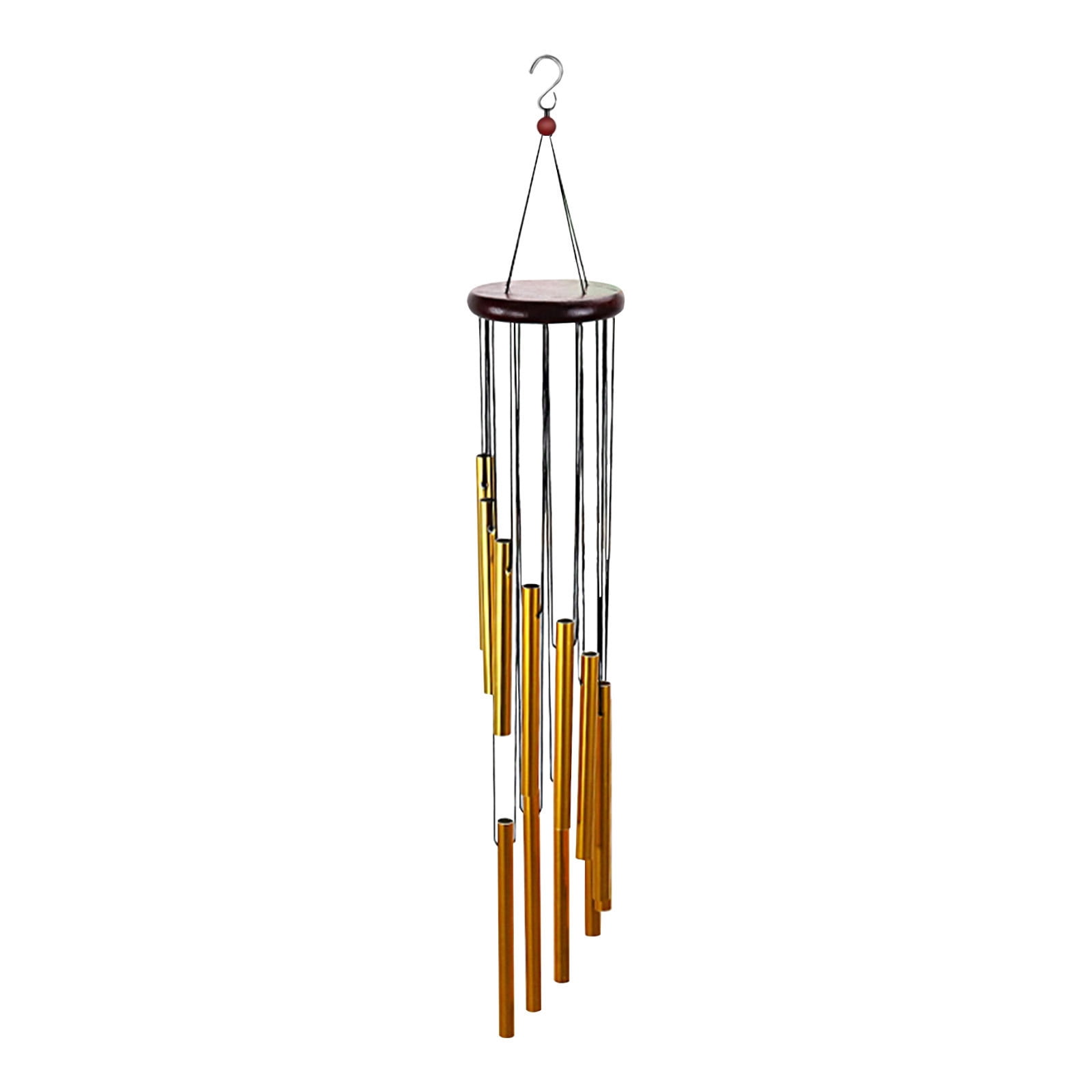 100Fens Creative Wood Metal Multi-Tube Wind Chime Car Interior With ...