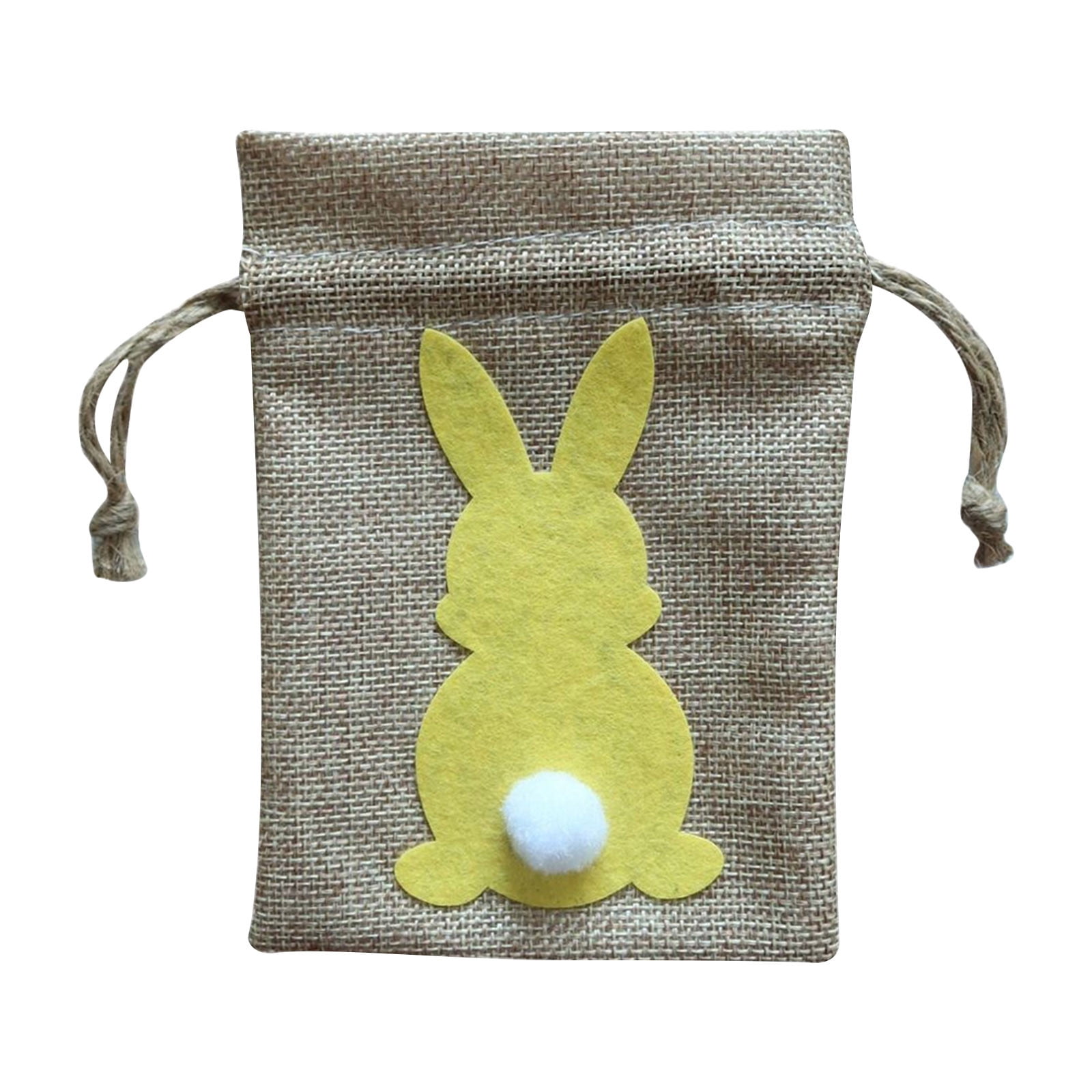 100Fens Cute Easter Drawstring Pocket Goodie Bag Gift Bag Party ...