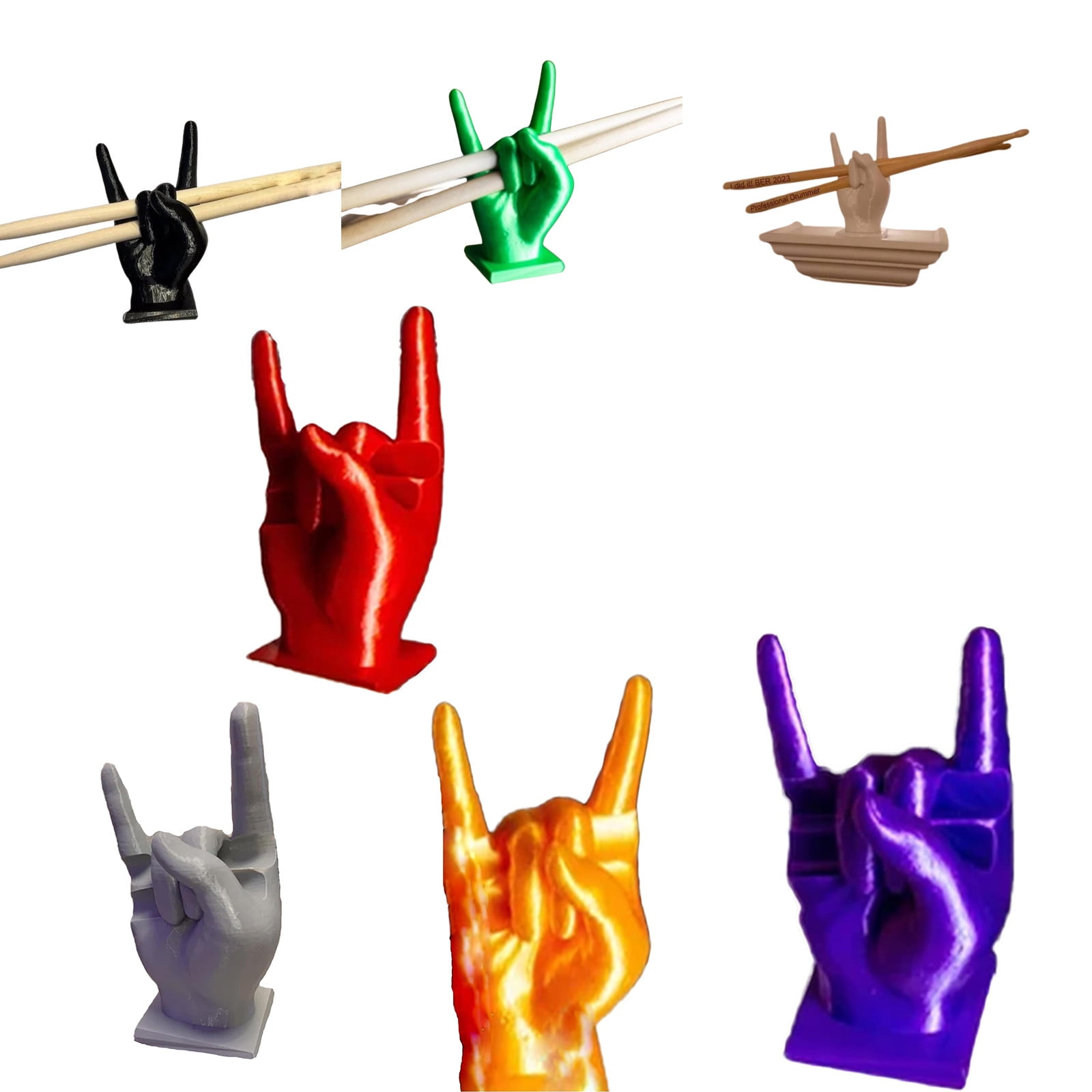 100Fens Drumstick Display Show Stand Gift For Drummer Funny Wand Stand ...