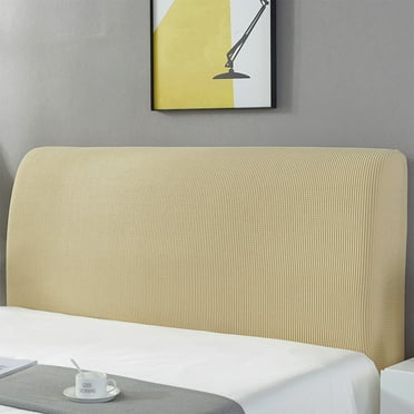 CZL Bed Headboard Cover with Adjustable Pillow Holding Straps, Stretch ...