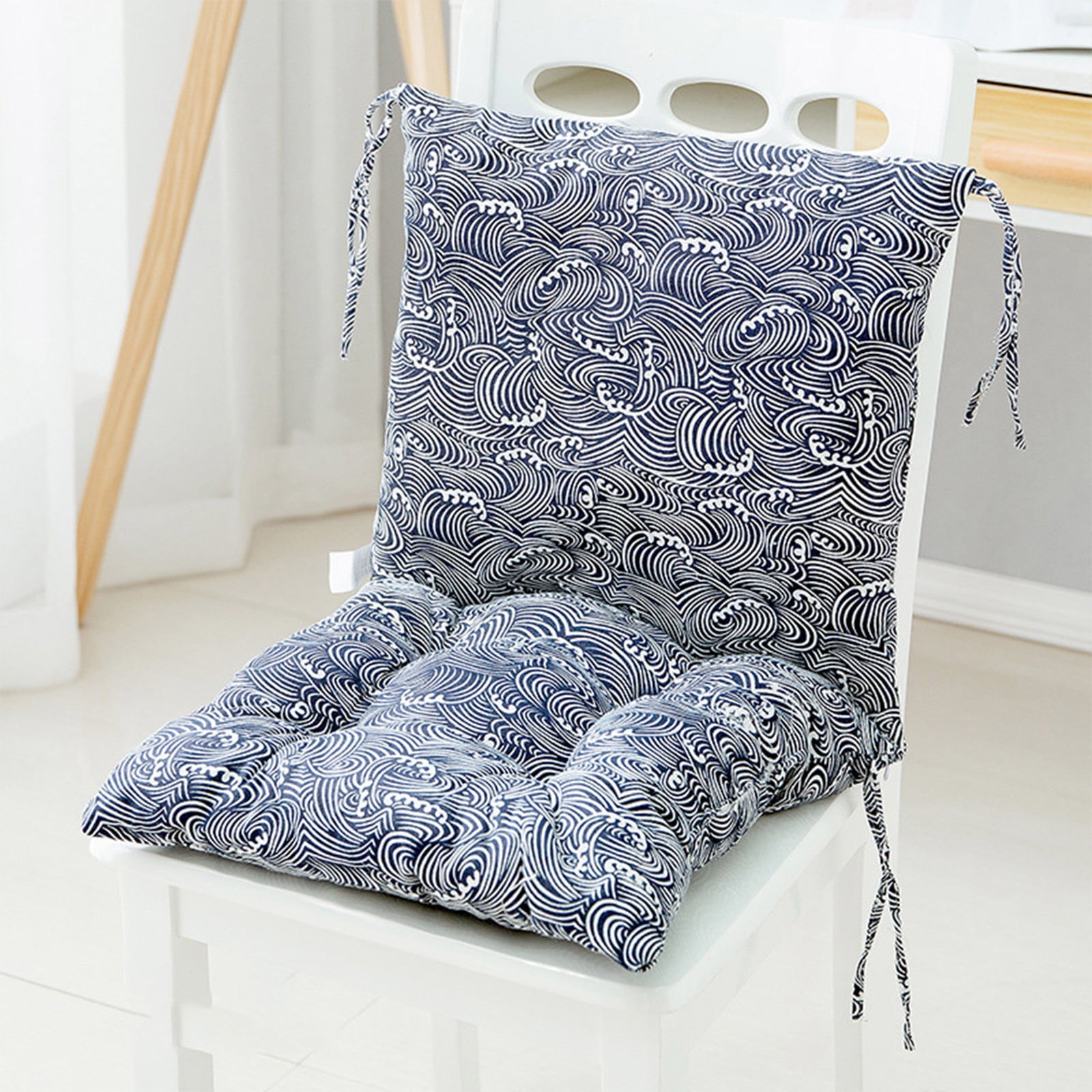 100Fens High Back Chair Cushion Indoor And Outdoor Porch Wags Cushion ...