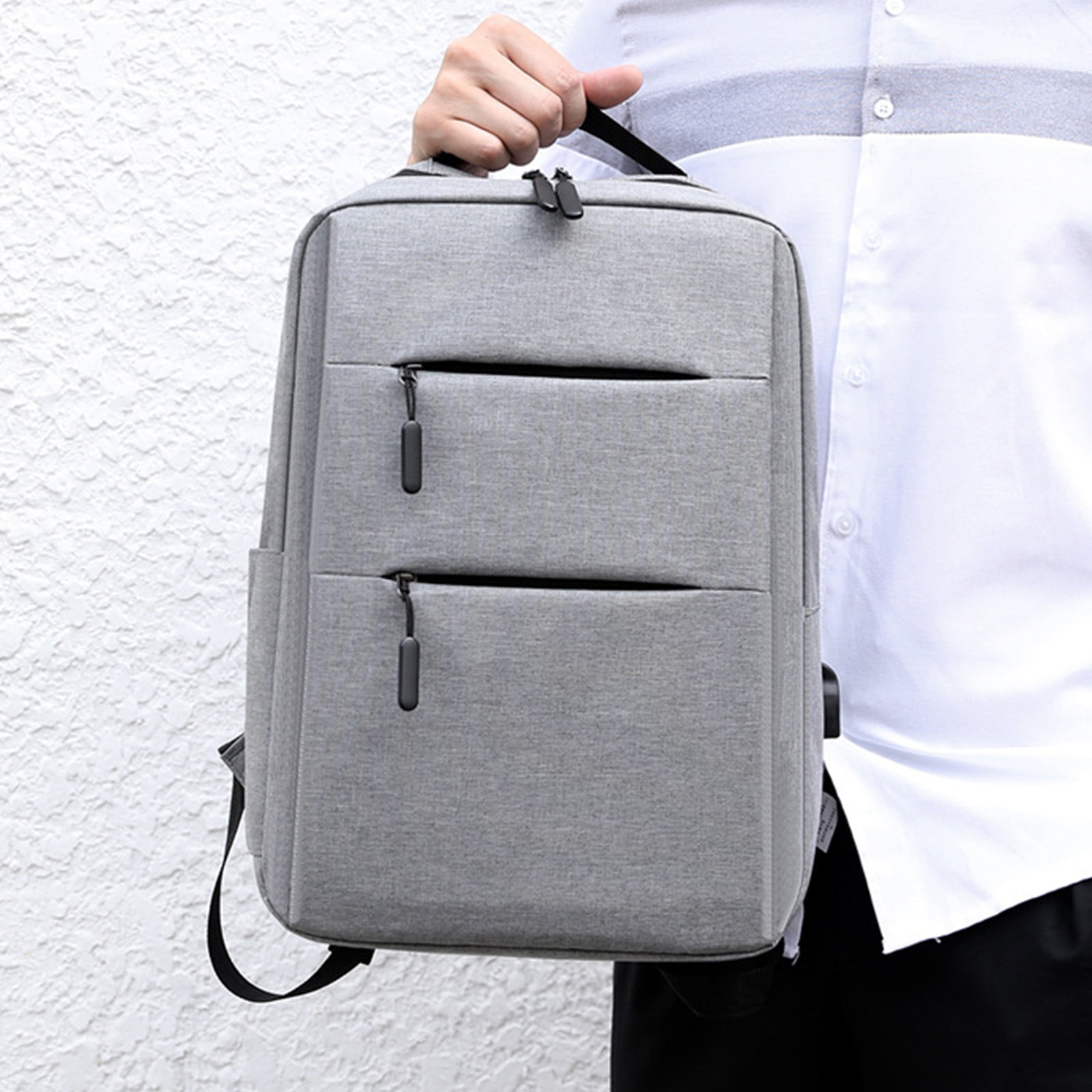 100Fens Laptop Backpack 15.6 Inch, Business Slim Laptops Travel With ...