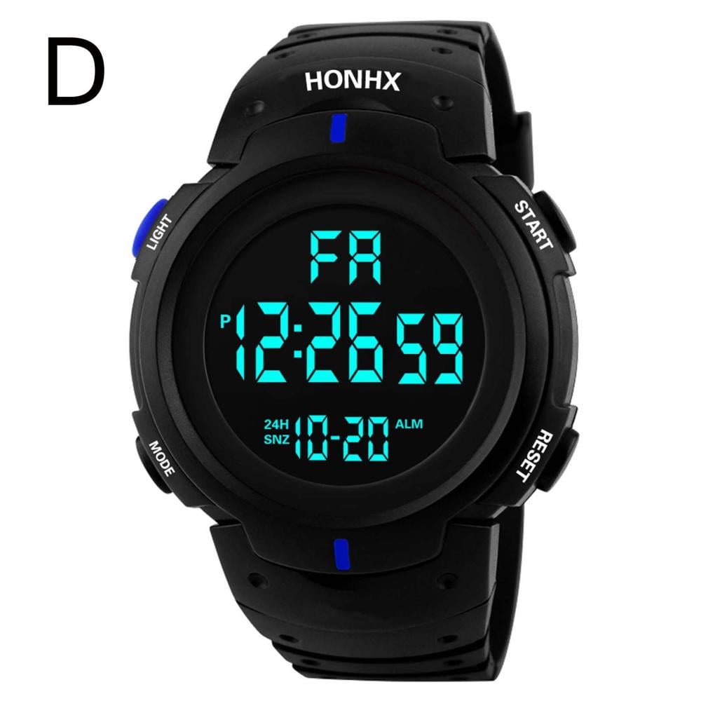 100Fens Luxury Mens Digital Led Watch Date Sport Men Outdoor Electronic ...