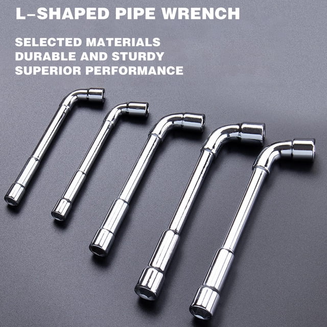 100Fens Metric L Shaped Angled Hex Socket Wrench Plated,Double-Head ...