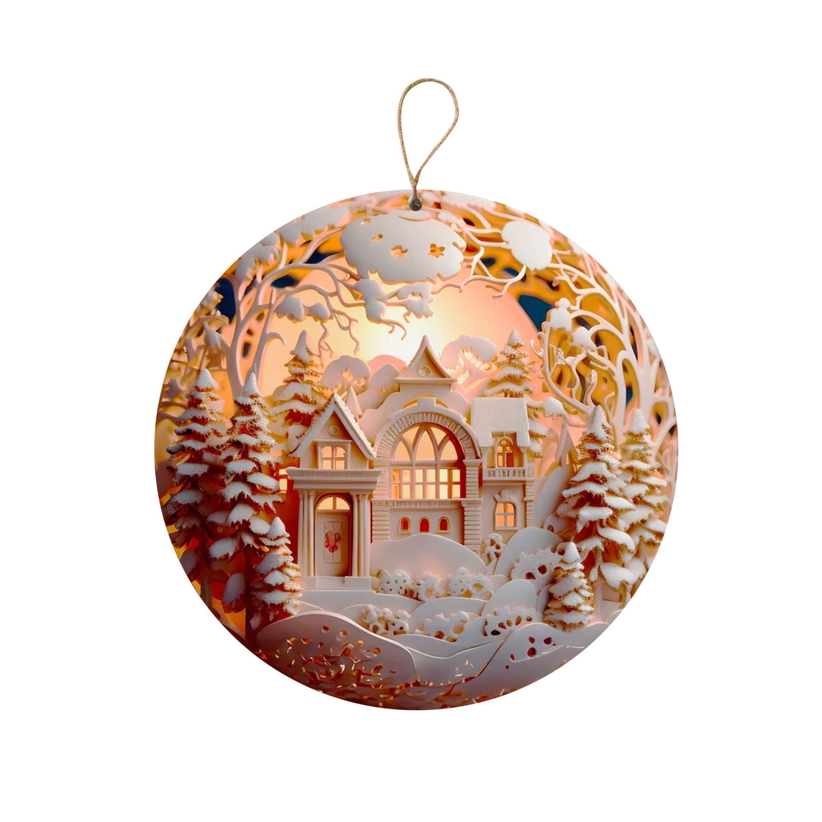 100Fens Nativity Ornaments Sublimation Unique Christmas Decor Christ ...