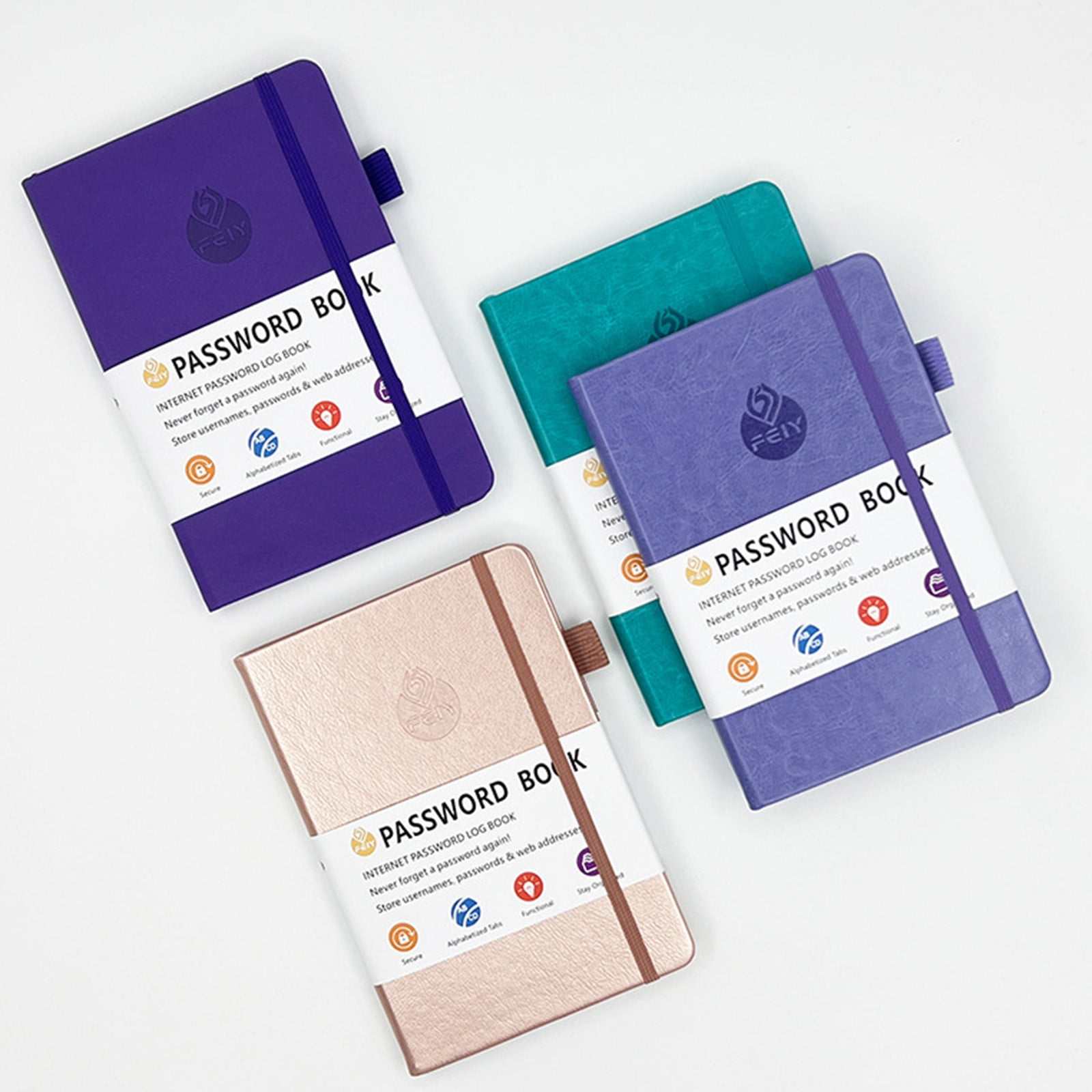 100Fens Password Book,English Address Book,Telephone Book,-border ...