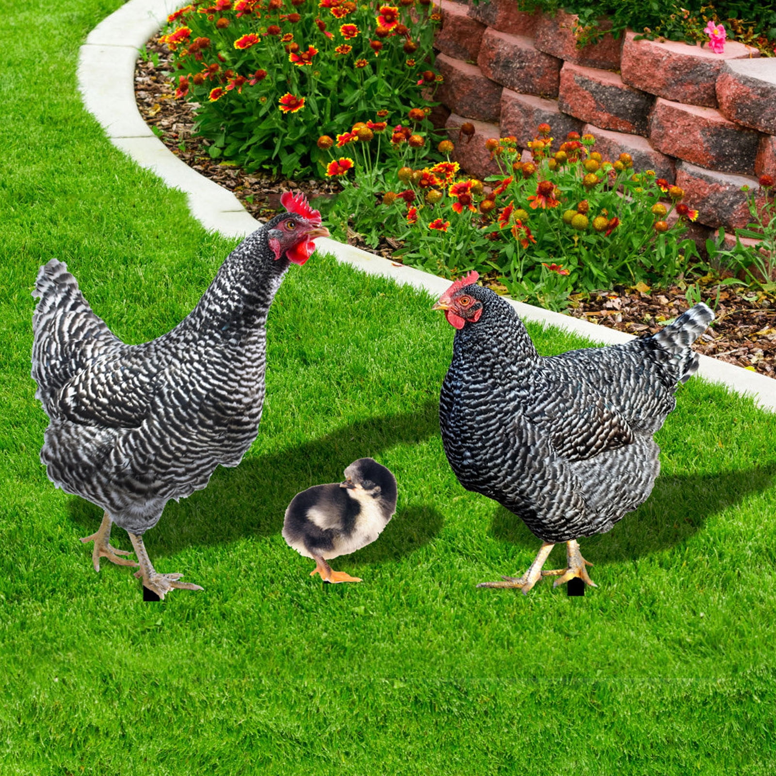 100Fens Poultry Yard Garden Decoration,Yard Decor Garden Statue Farm ...