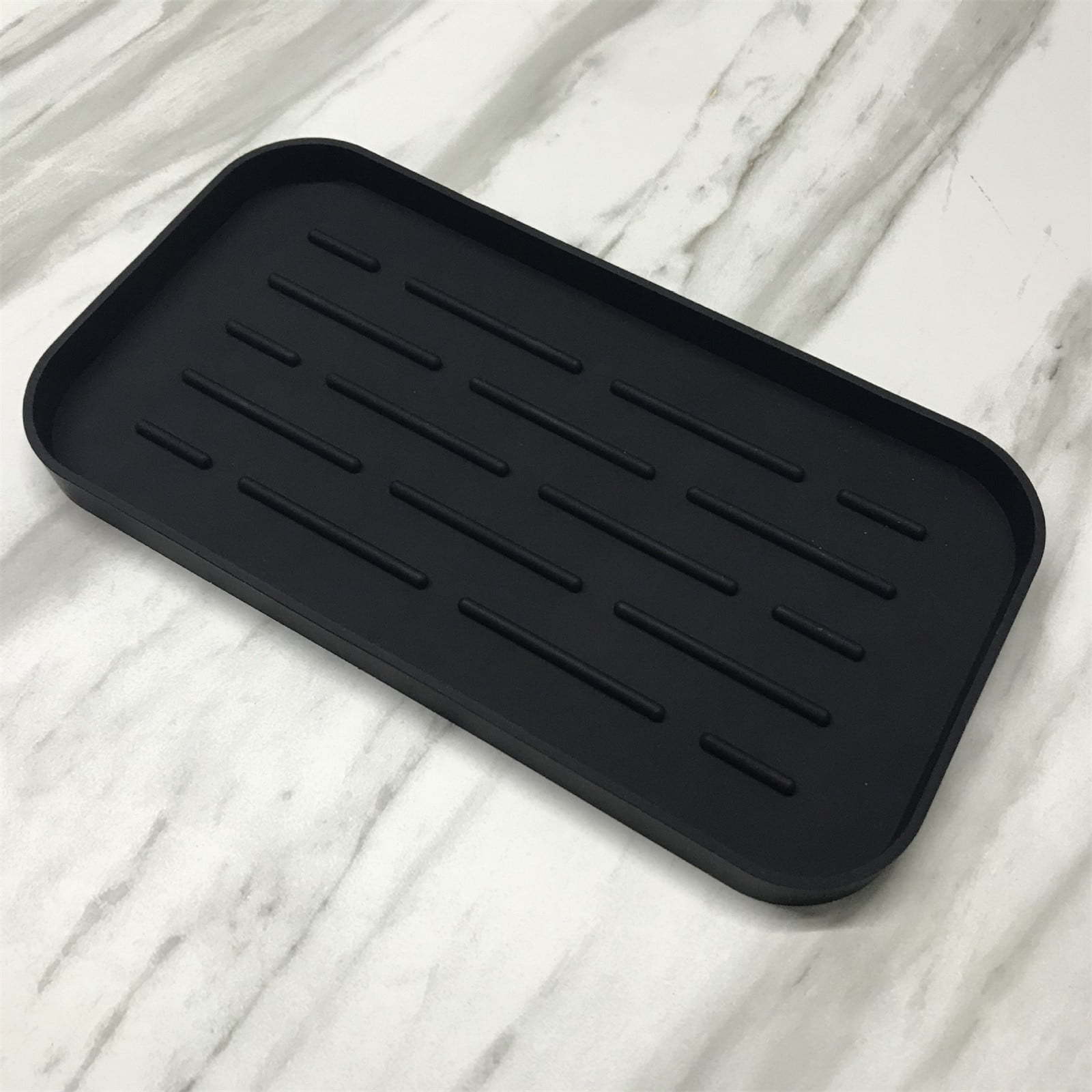 100Fens Silicone Sink Tray, Extra Large Self-Draining Sink Tray for ...