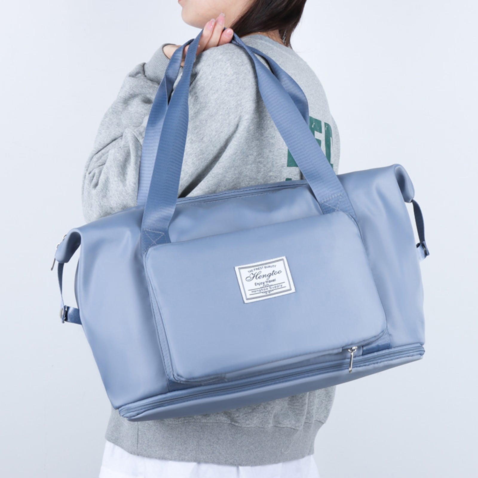 100Fens Travel Duffel Tote Bag,Waterproof Shoulder Weekender Bag For ...