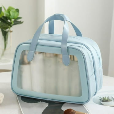 VOAVEKE Travel Toiletry Bag Easy Clean Makeup Organizer Through Hanging ...