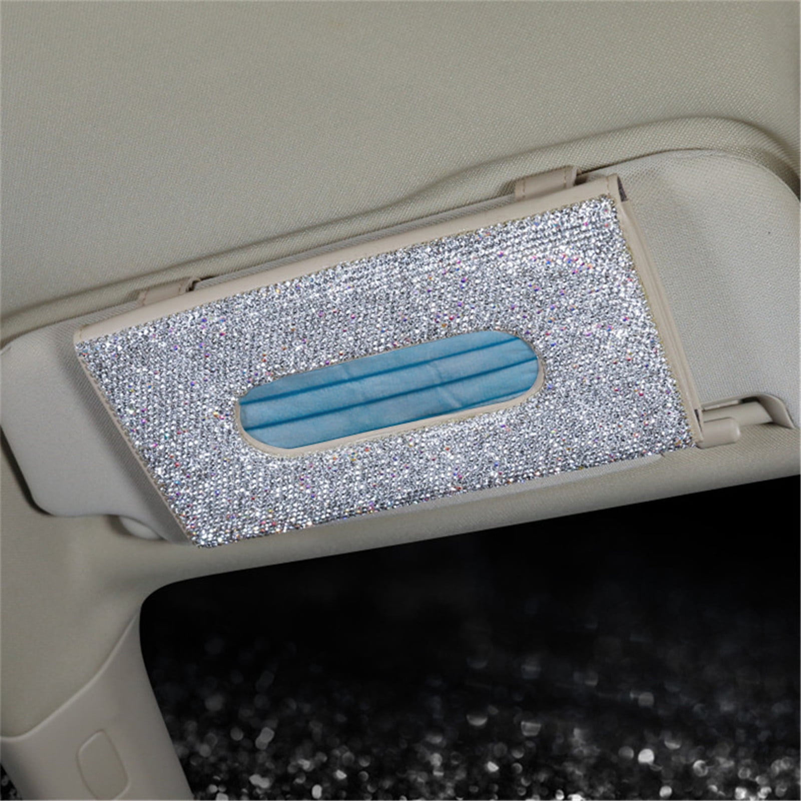 100Fens Visor Mask Diamond encrusted for car, efillable with up to (20 ...