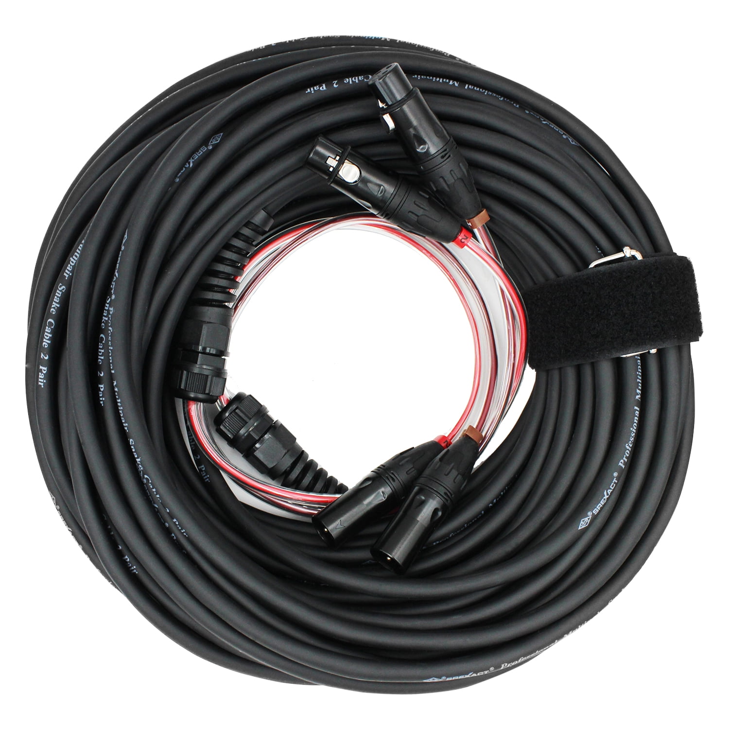 100Ft 2 Channel Snake Cable AUDIO XLR Snake Cable Multi-channel Audio ...