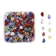 100G 7 Style Natural Mixed Gemstone Beads Chip 2.5~8x5~13mm DIY ...