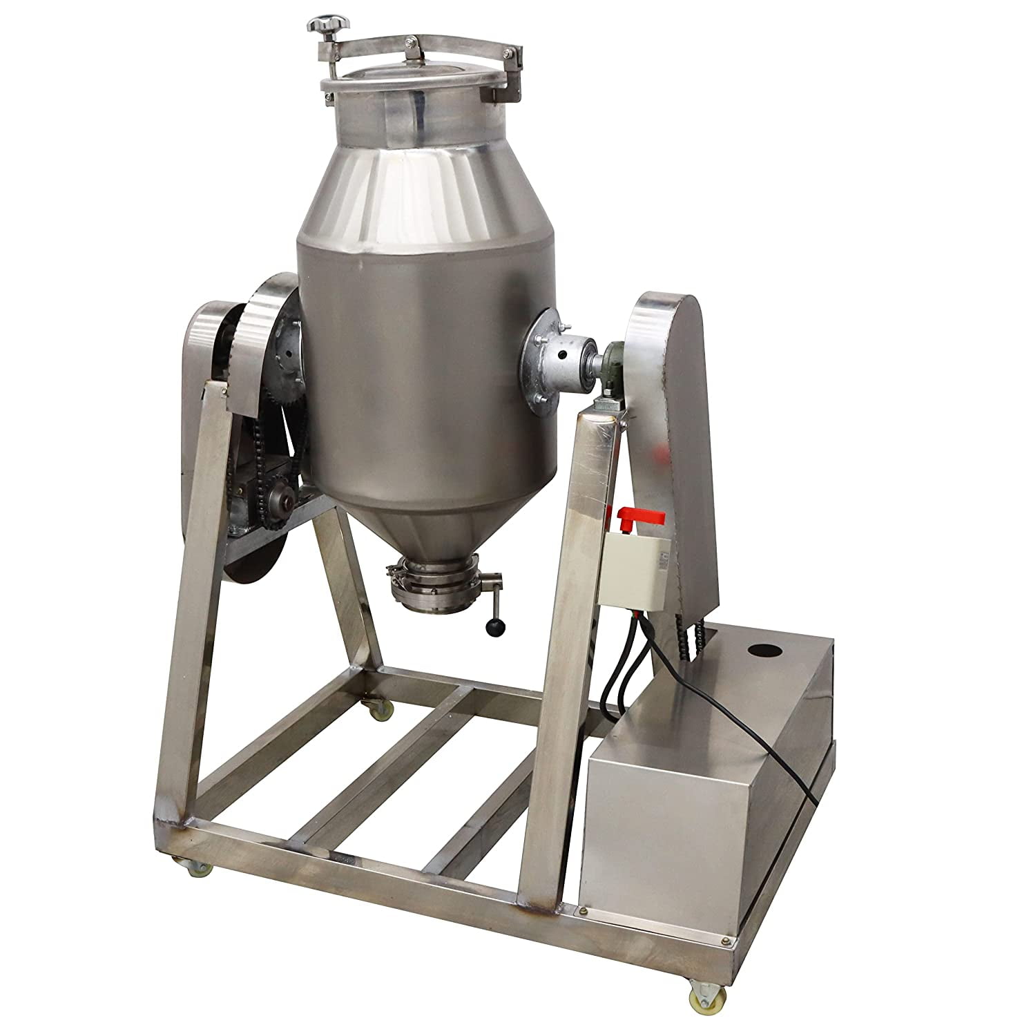 100L Stainless Steel Dry Powder Mixer Metal Metallurgy Powder Blender ...