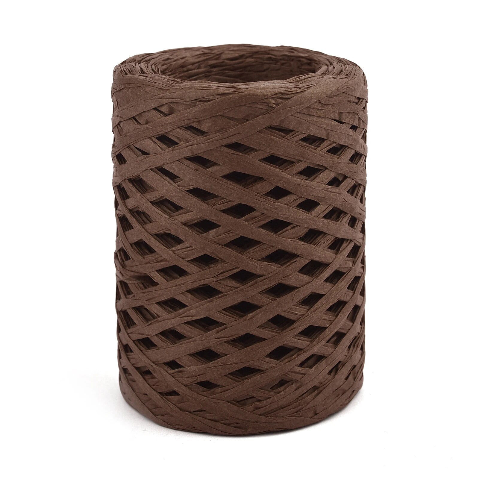 100M Natural Raffia Straw Yarn Hand-Knitted Crocheting Grass Paper Rope ...