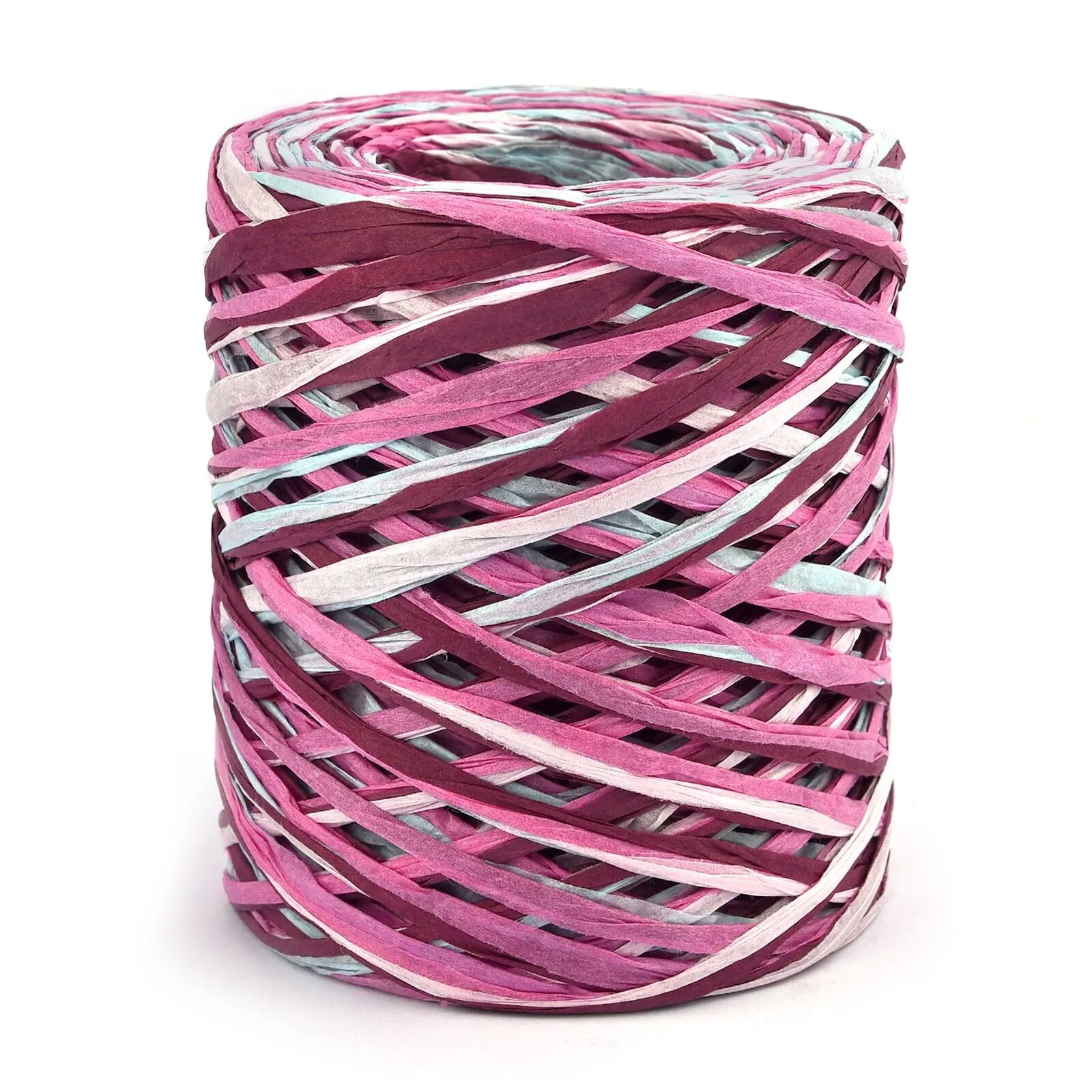 100M Natural Raffia Straw Yarn Hand-Knitted Crocheting Grass Paper Rope ...