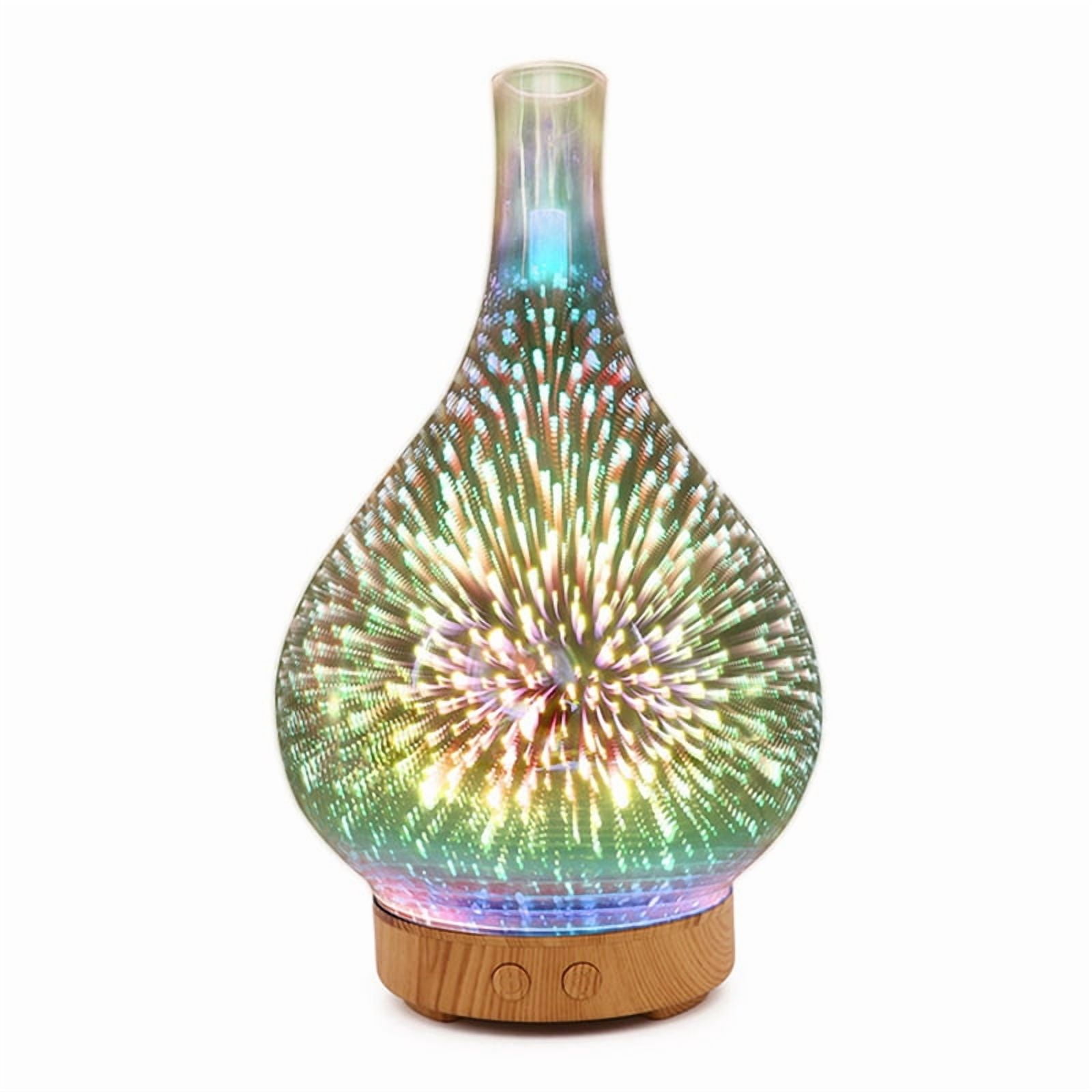 100ML 3D Glass Essential Oil Diffuser Silent Essential Oil Diffuser ...