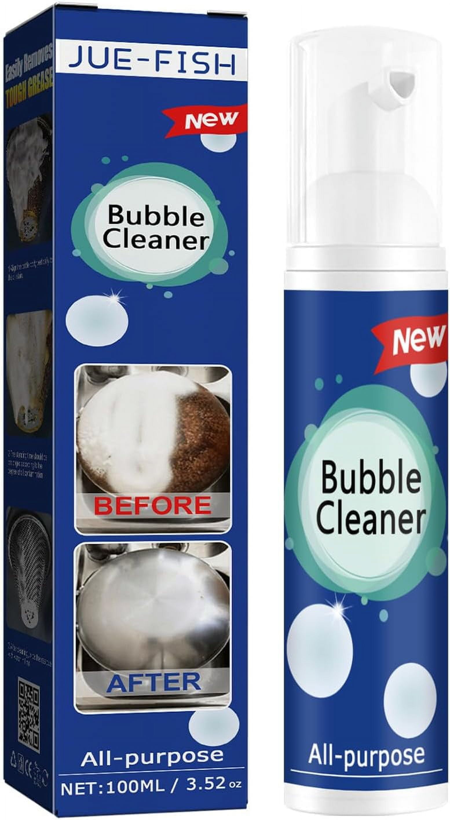100ML Bubble Cleaner Foaming Heavy Oil Stain Cleaner, All Purpose ...
