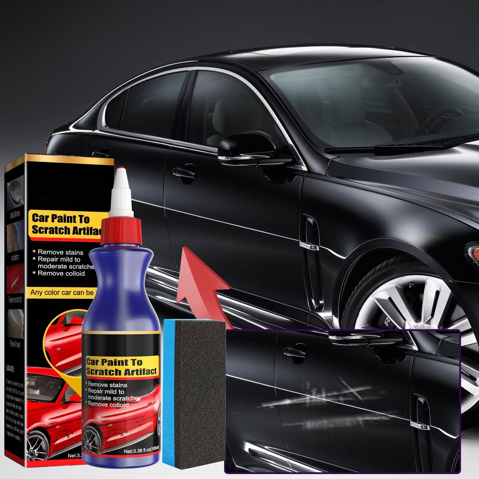 100ML Car Paint Repair Kit - Scratch Remover & Polishing Solution for ...