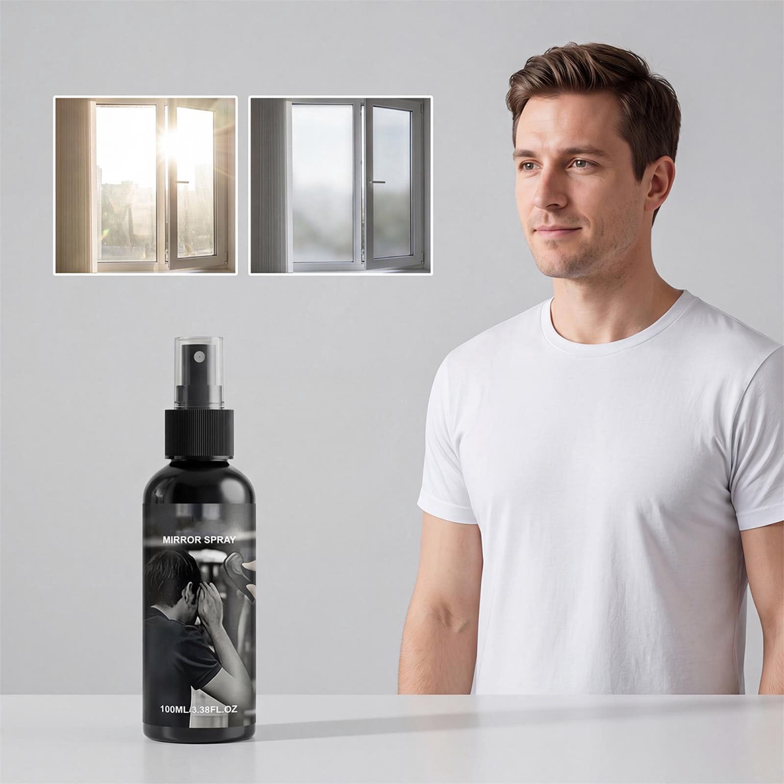 100ML One-Way Privacy Glass Coating Spray with Fine Mist, Anti-Scratch ...