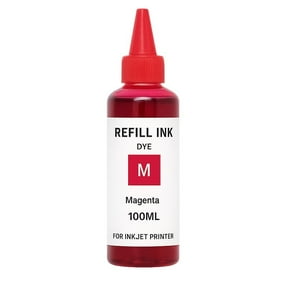 Universal Refill Ink for All Printers - 100 ml Black Dye Ink with ...