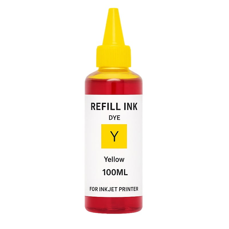 100ML Universal Refill Ink Bottles for Inkjet Printers Premium Dye Ink ...