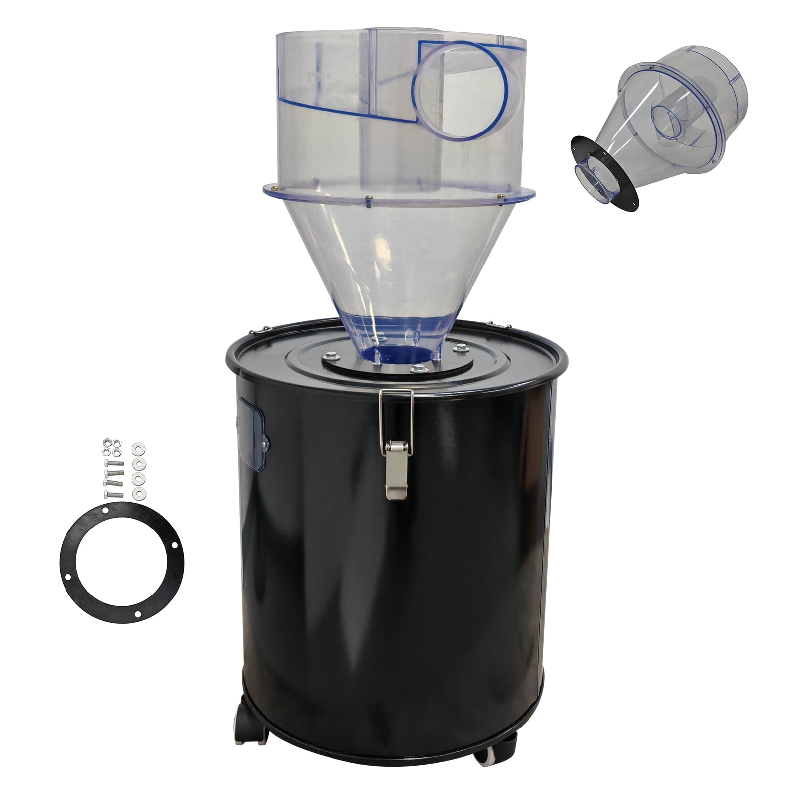 100MM+50L Collection Barrel Cyclone Dust Collector Accessories Visible ...