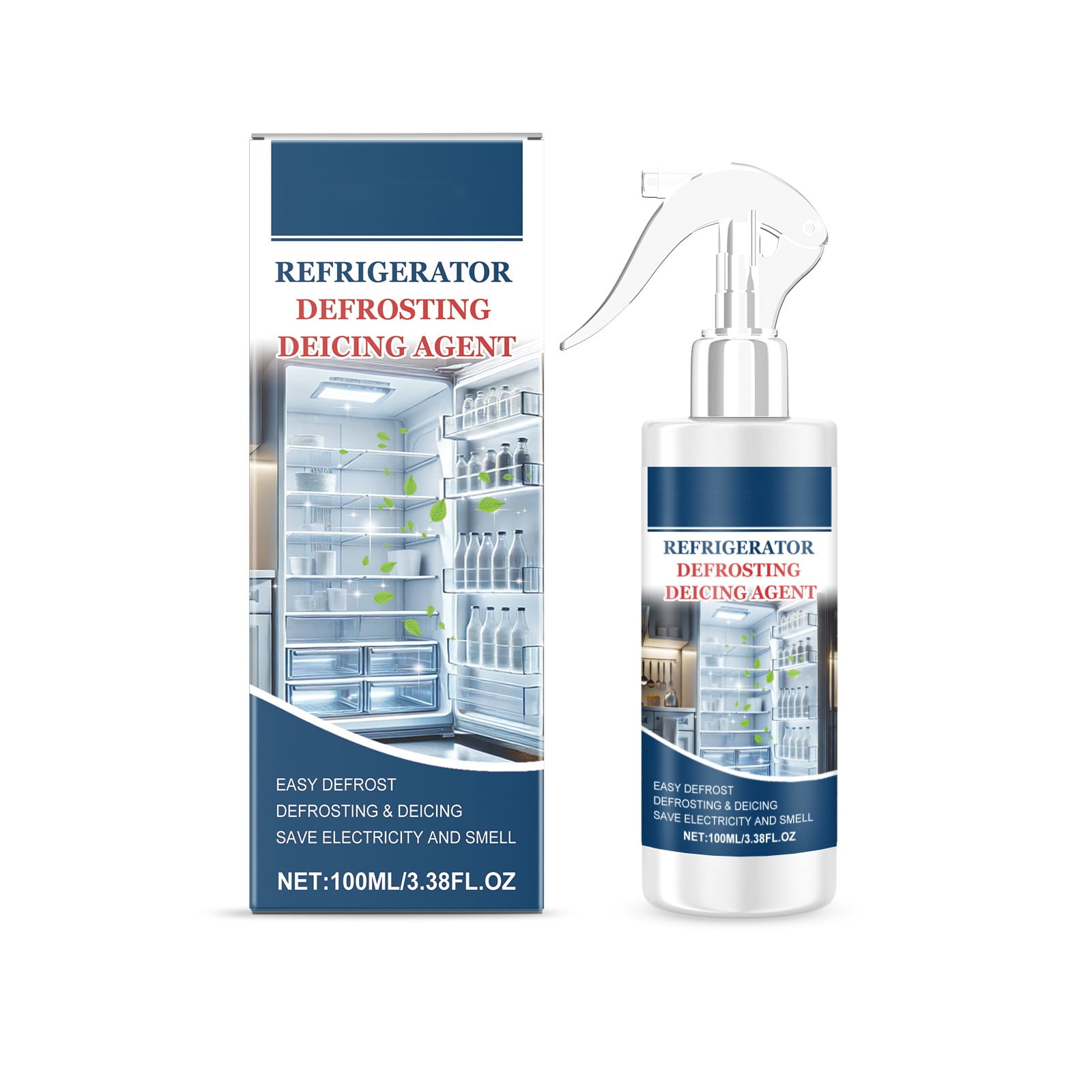 100ml Ice Cabinet Defrosting Agent Icing and Snow Melting Cleaning ...