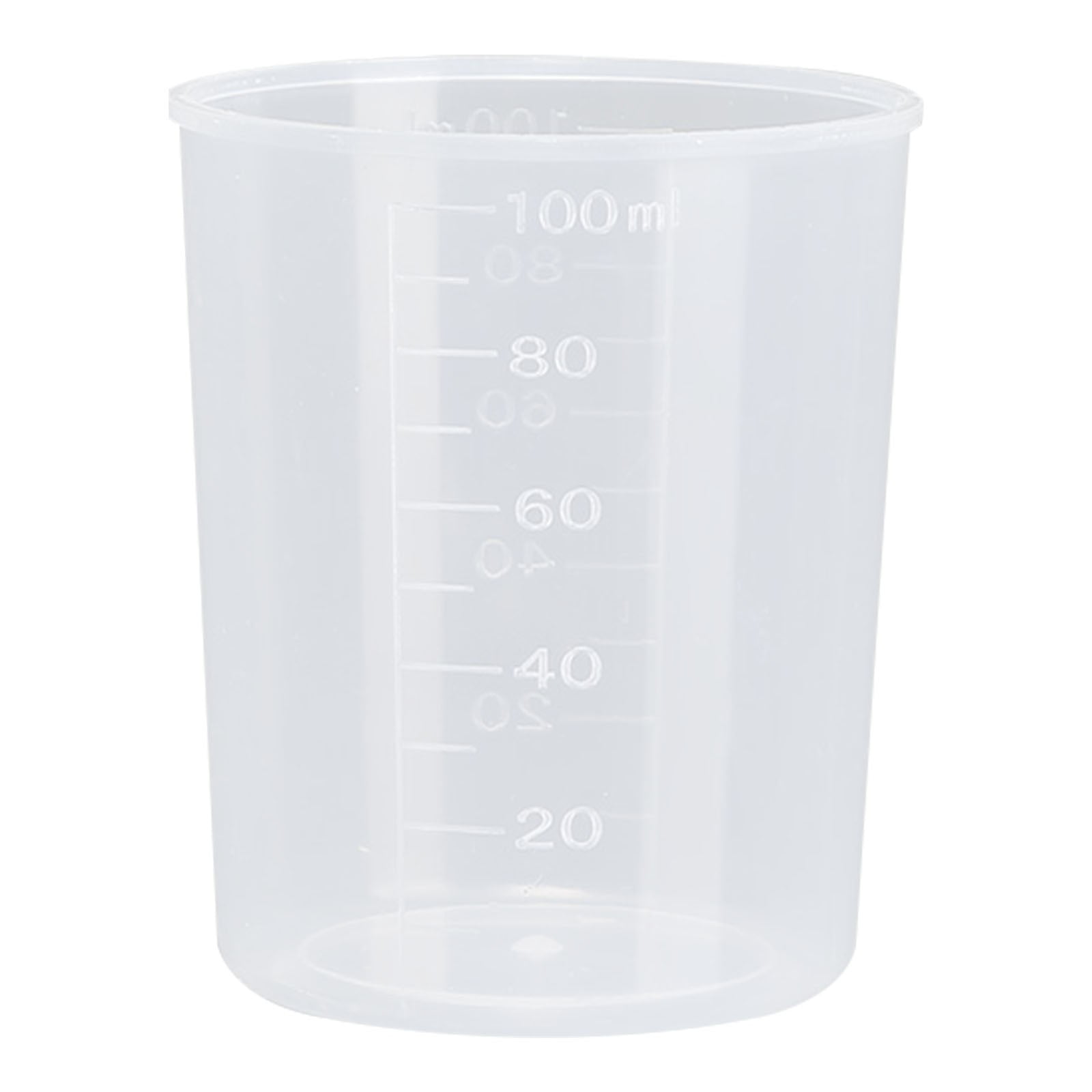 100Ml Plastic Measuring Cups Plastic Graduated Cup Transparent Scale ...