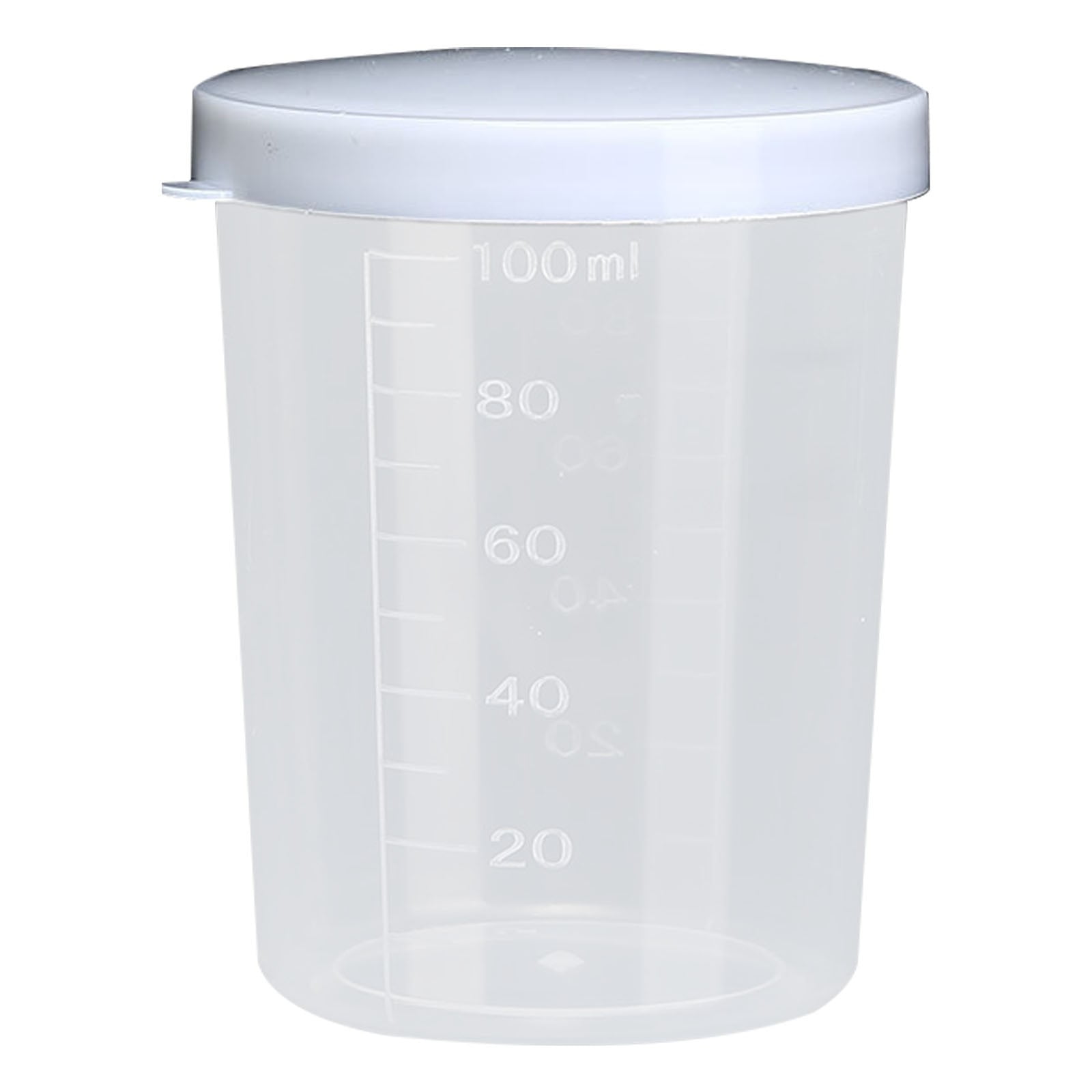 100Ml Plastic Measuring Cups Plastic Graduated Cup Transparent Scale ...