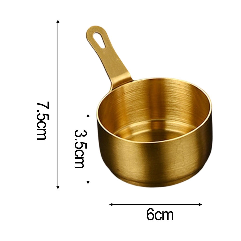 100Ml Pot Gravy Stainless Steel Milk Pot Mini Sauce Pan Non Stick Small ...
