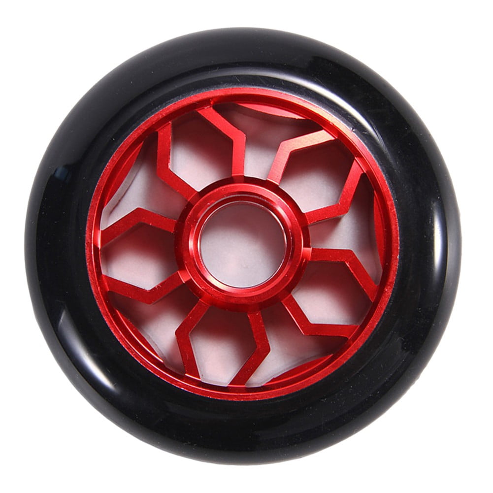 100Mm Pro Scooter Wheels With Bearings Aluminum Alloy Wheel Hub High ...