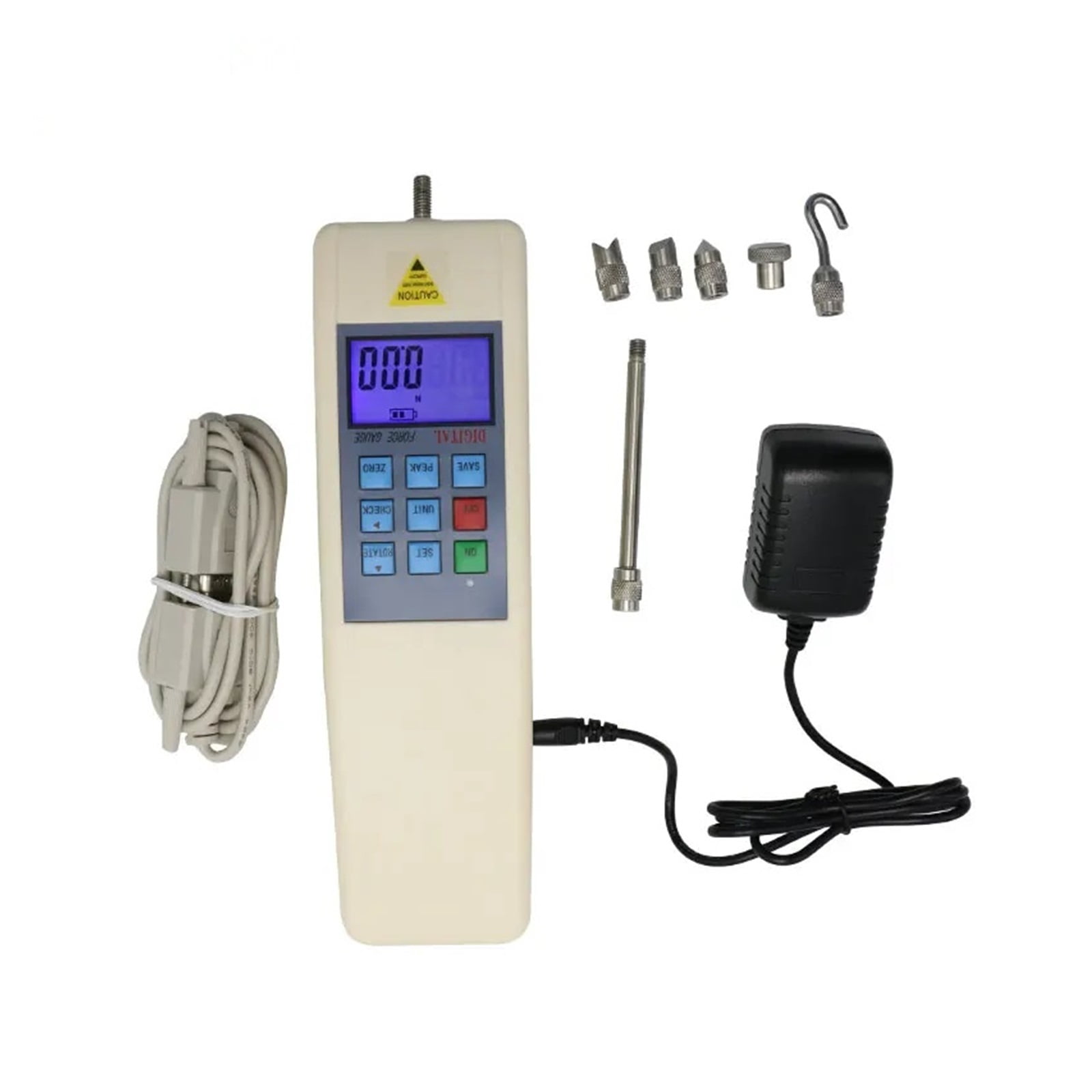 100N/200N/300N/500N Digital Force Meter Dynamometer Force Measuring Instruments Push Pull Force ...