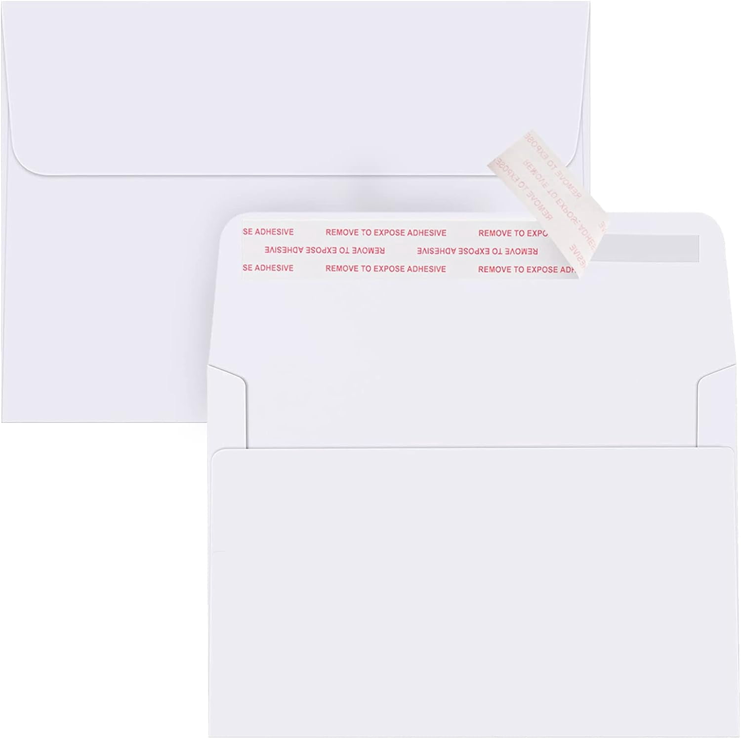 100PACK 5X7 Envelopes, White A7 Envelopes Self Seal for Weddings ...