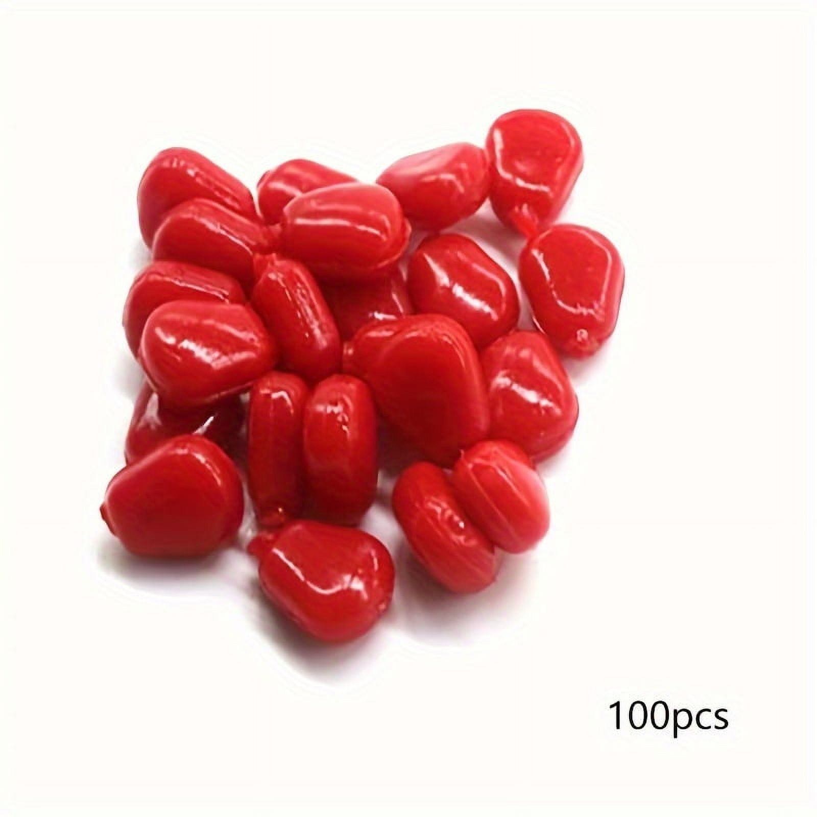100PC Realistic Corn Kernels Fishing Lure with Natural Flavor - Soft ...