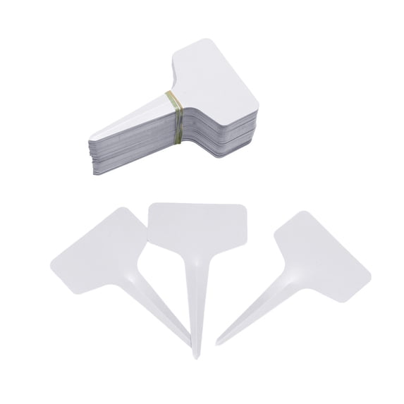 100PC Reusable Plastic Plant T - type Tags for Garden Labeling with ...