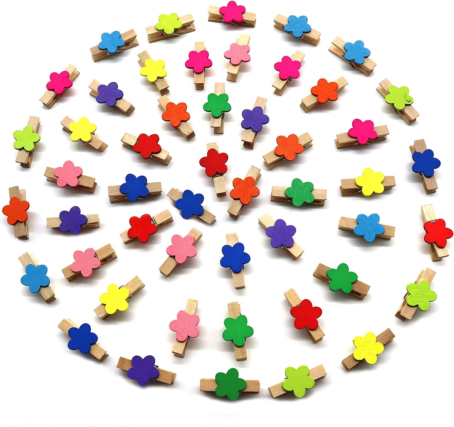 100PCS 1.18 Inch Photo Clips Peg Pins Paper Clamp Hanging Spring ...