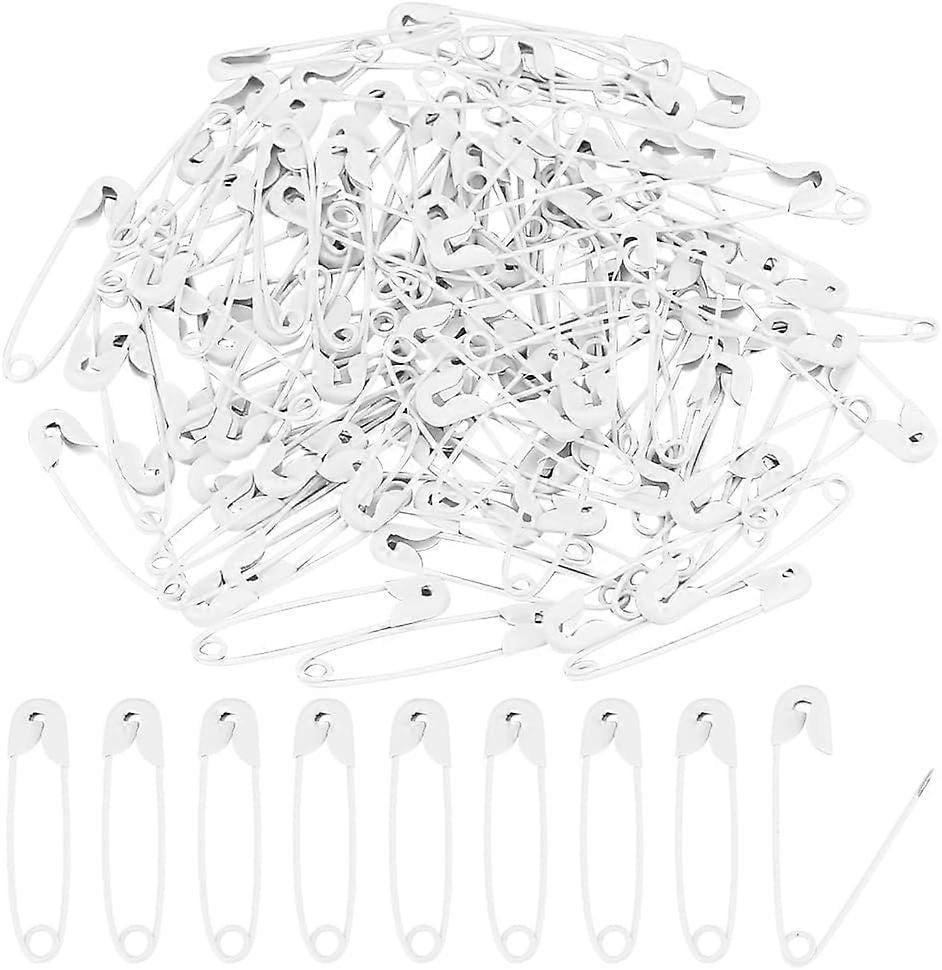 100PCS 1" White Safety Pins Colored Safety Pins Bulk Sewing Pins for ...