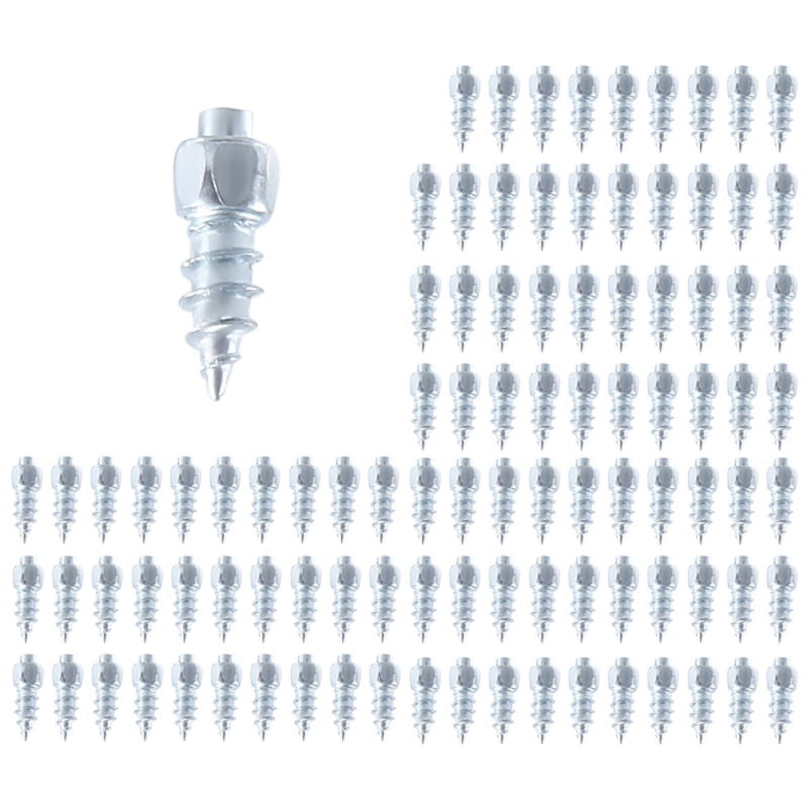 100PCS 12mm Tire Studs Carbide Screw Snow Spikes Anti-Slip Anti-Ice for ...