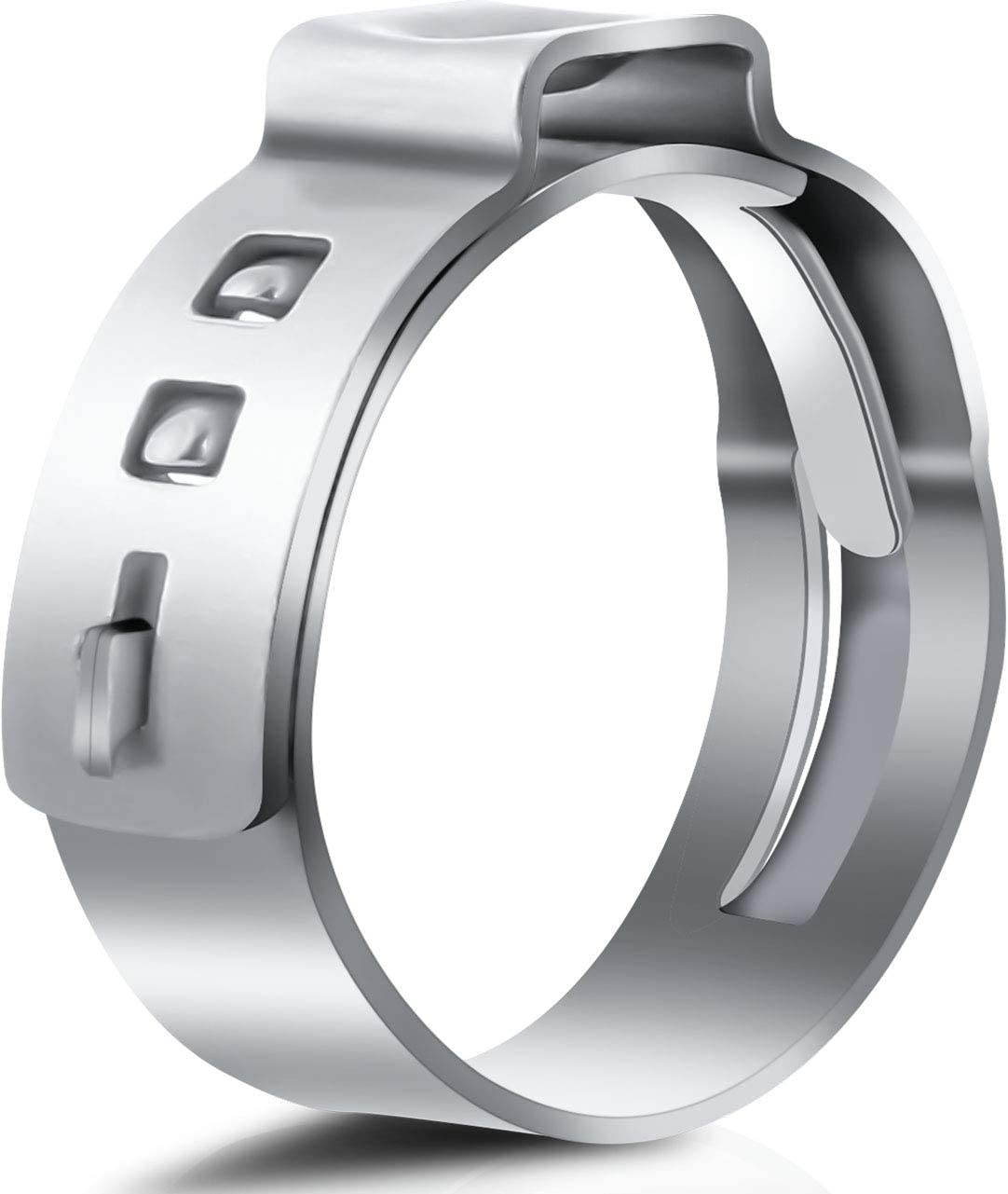 100PCS 3/4 Inch PEX Cinch Clamps Rings, 304 Stainless Steel PEX Fitting ...